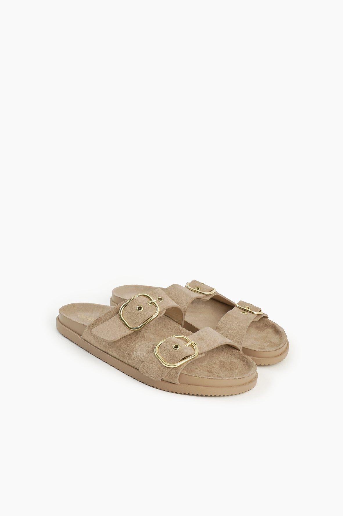 Sleek Double Buckle Slides