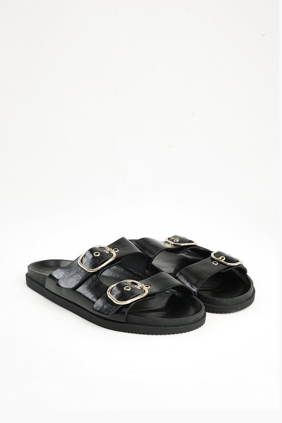 Sleek Double Buckle Slides