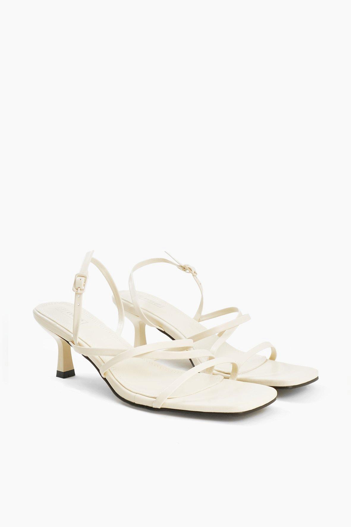 Strappy Kitten Heel