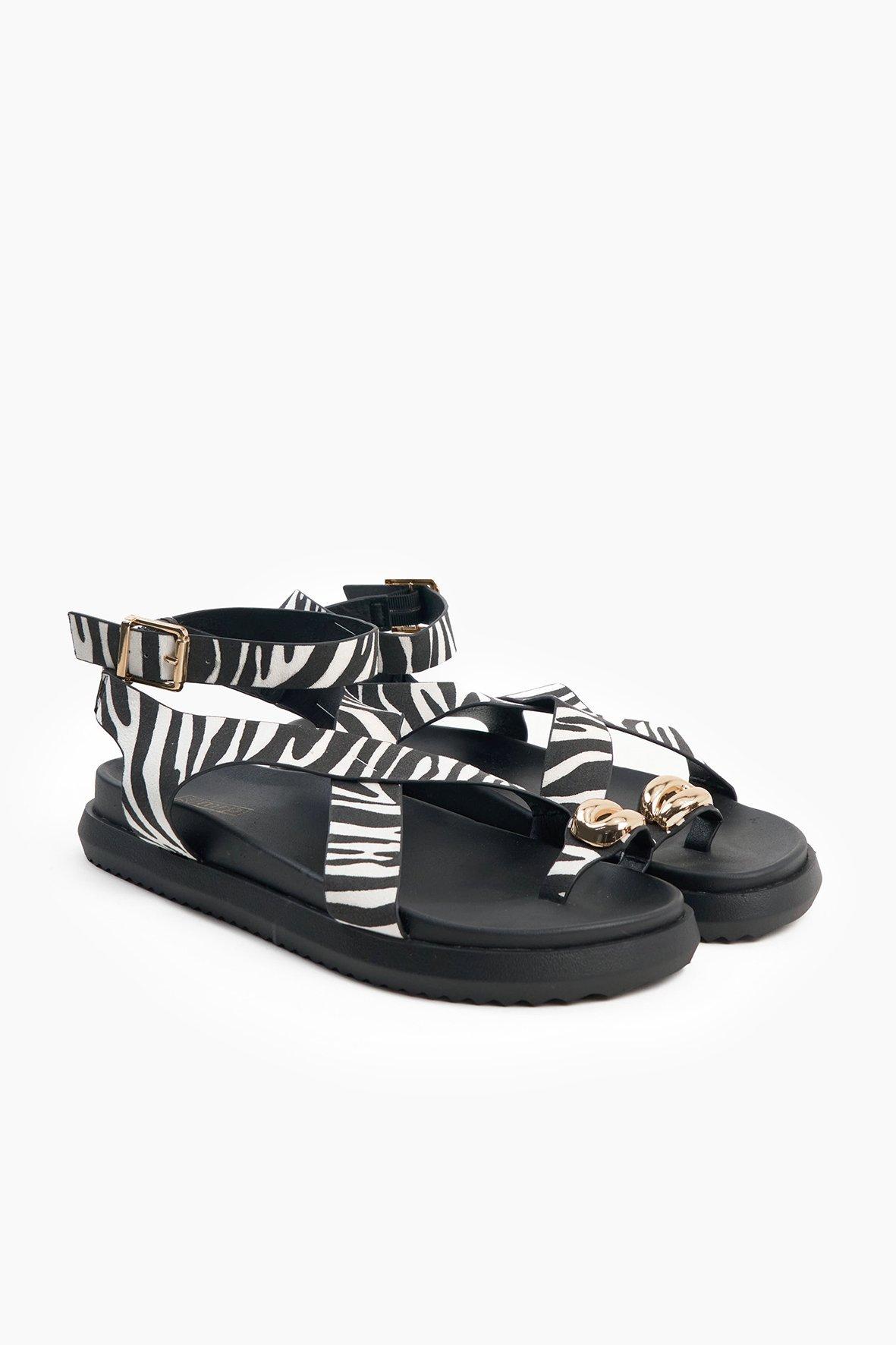 Zebra Thong Sandal