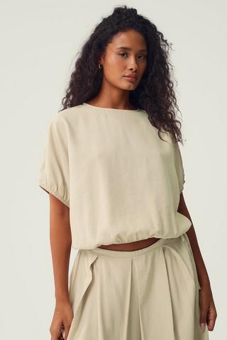 Bubble Hem Top