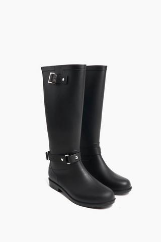 High Leg Buckle Boot