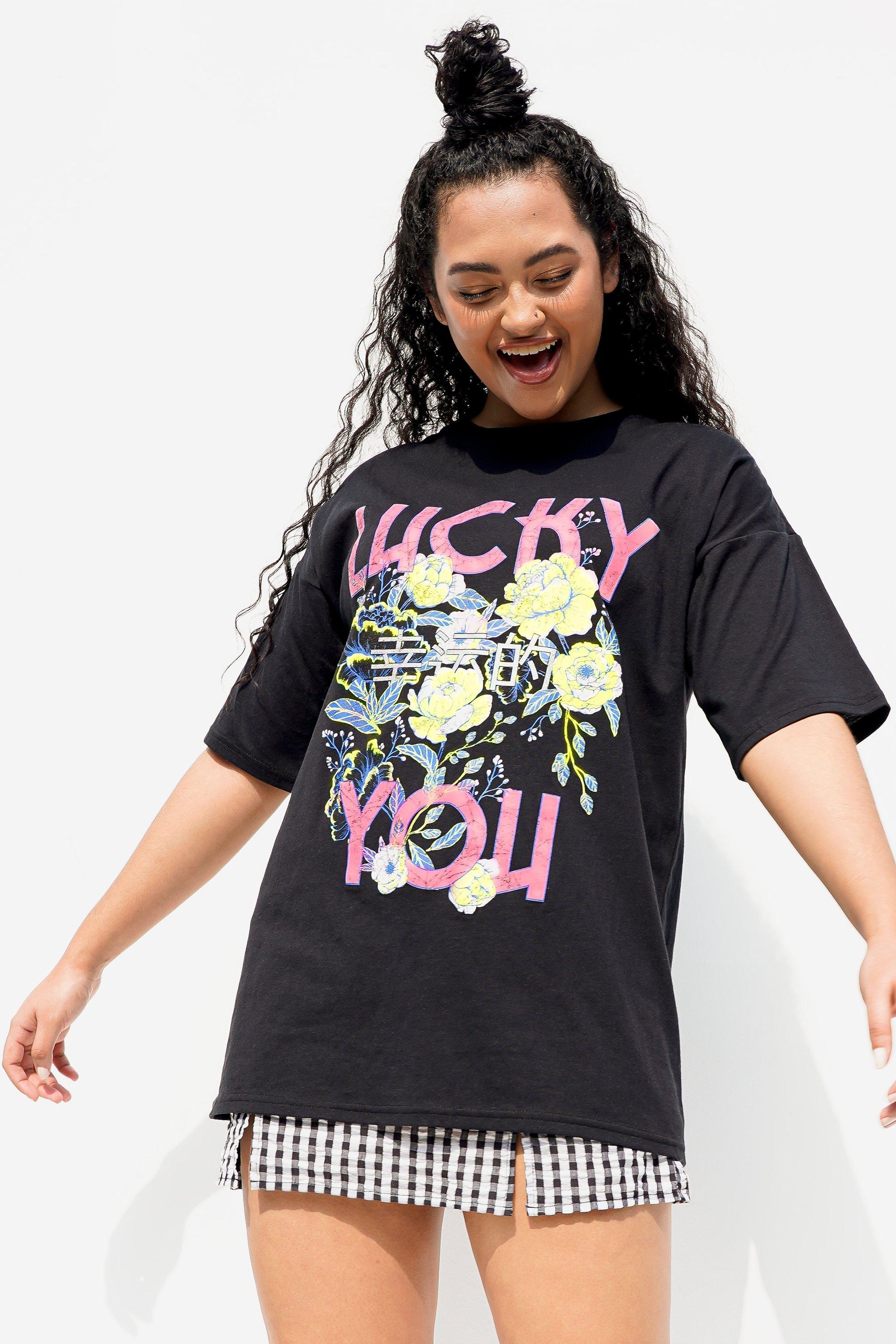 Graphic Statement Oversized Tee