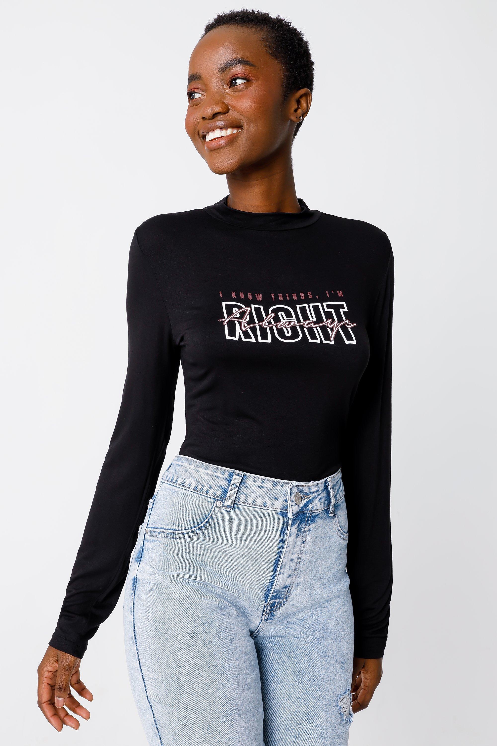 Statement Turtle Neck Bodysuit