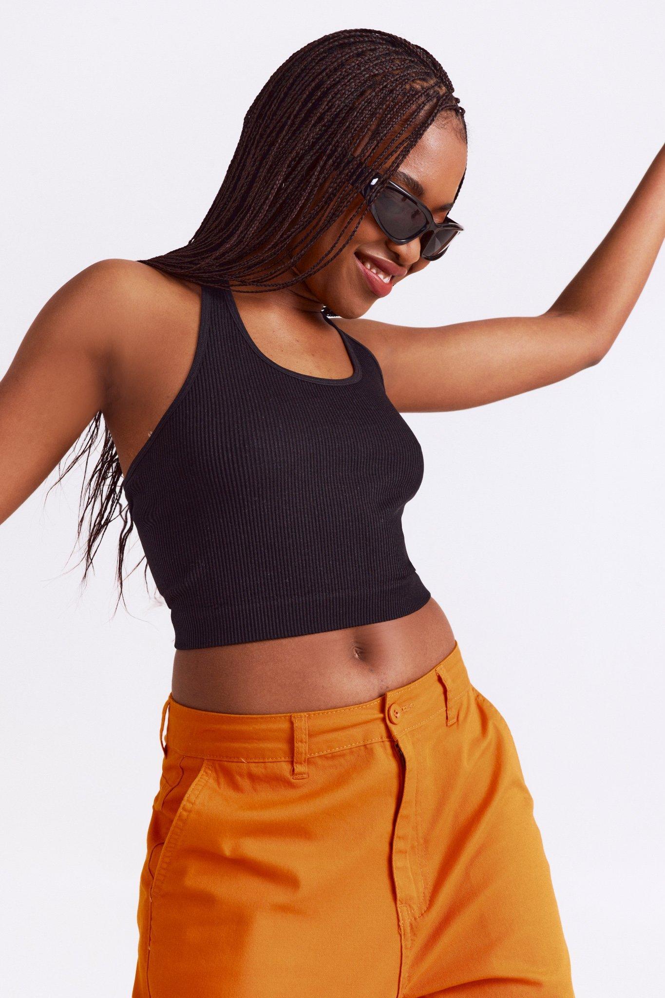 Seamless Halter Neck Top