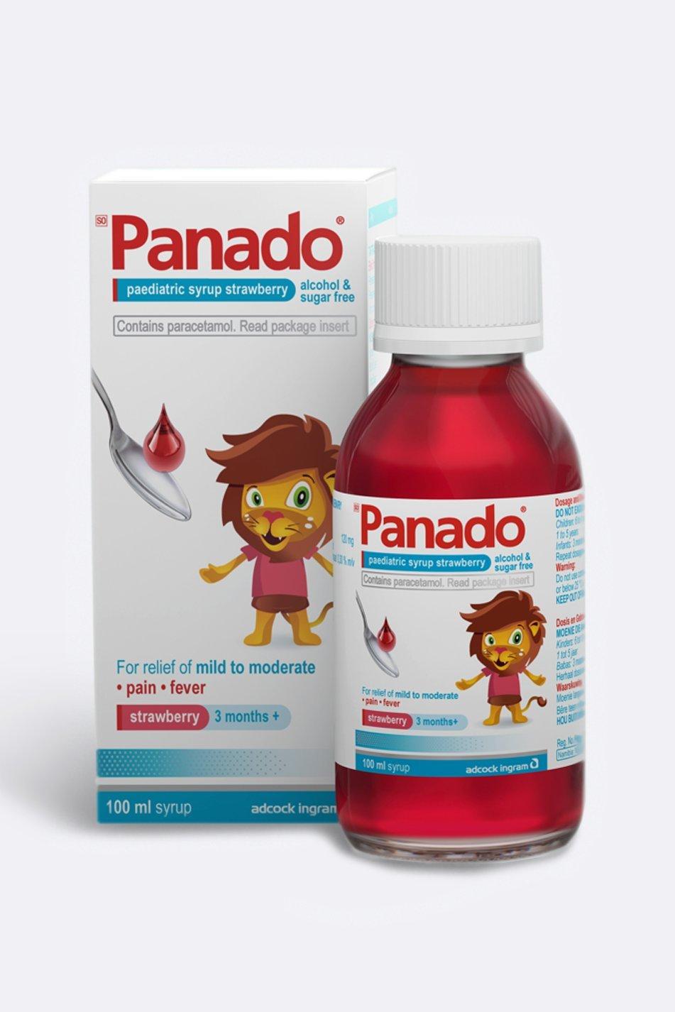 Panado Syrup Strawberry 100ml