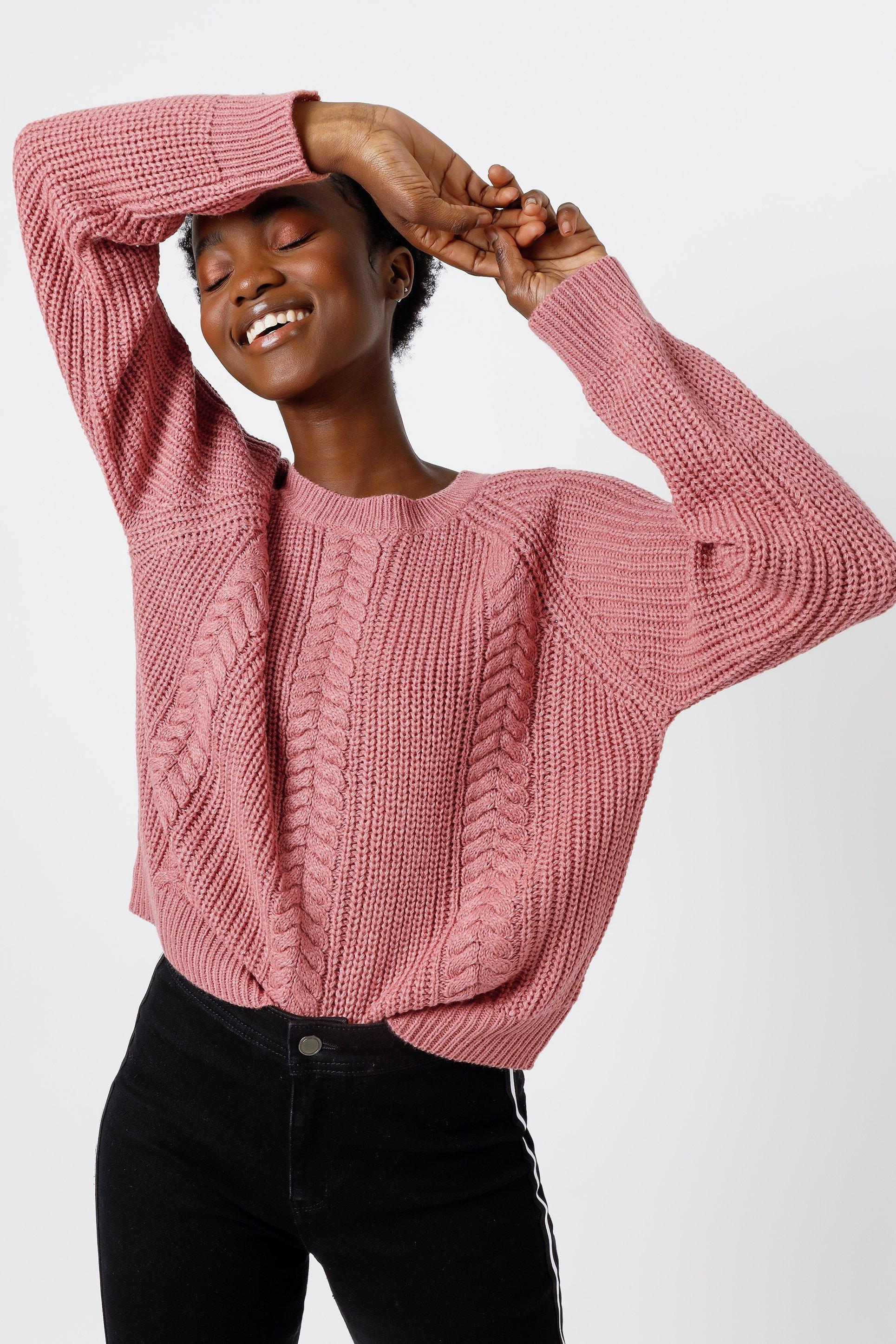 CABLE KNIT PULLOVER