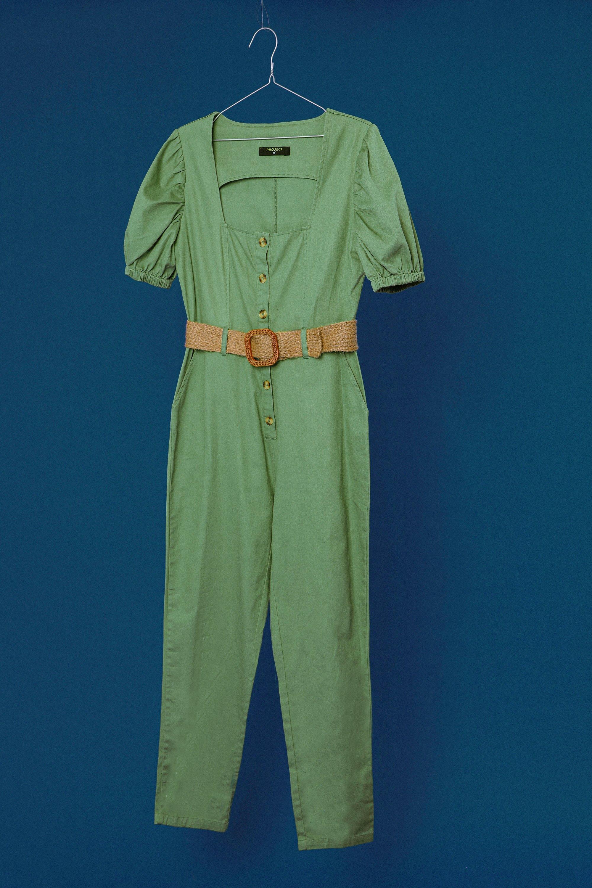 Puff Sleeve Jumpsuit