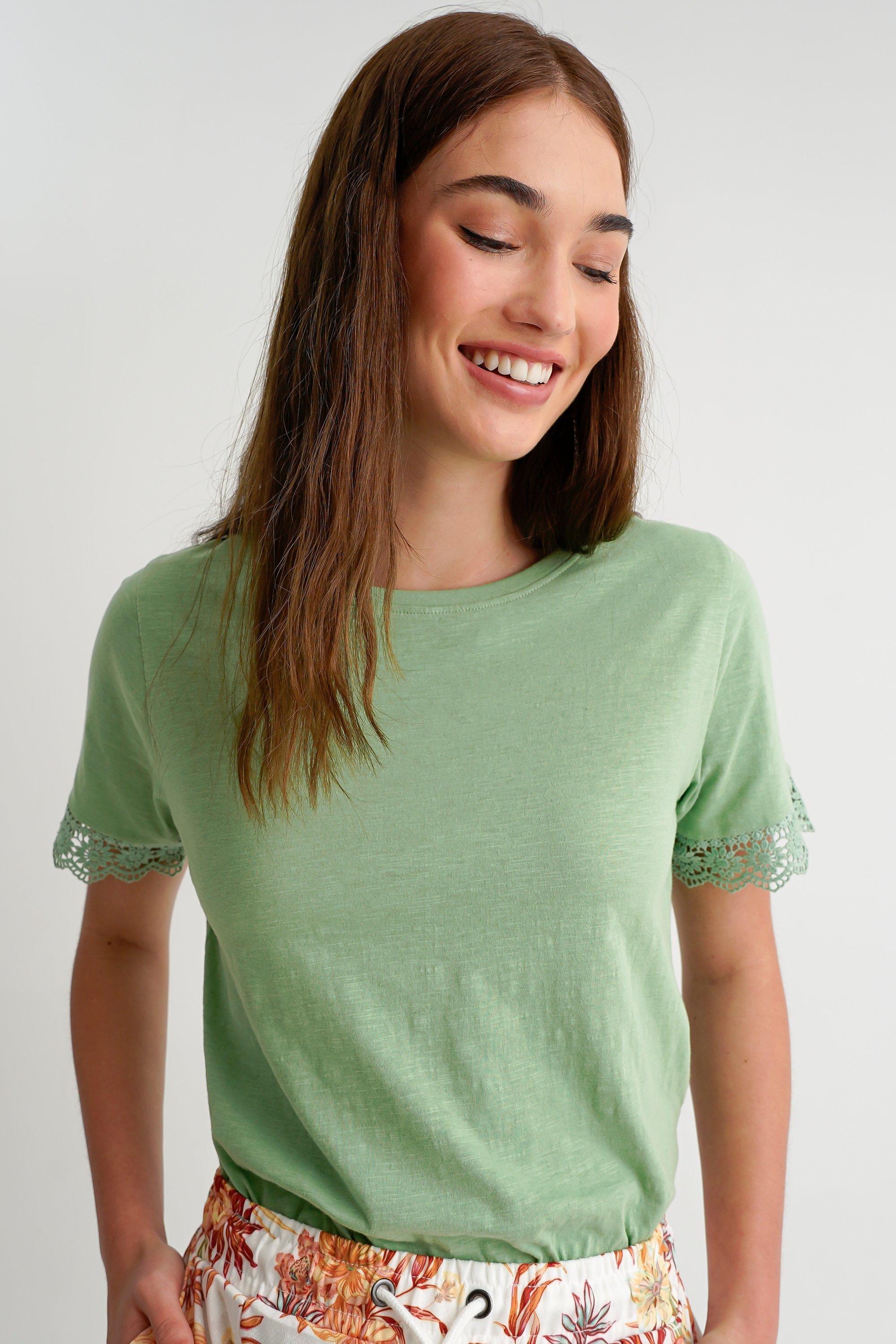 Lace Trim Tee