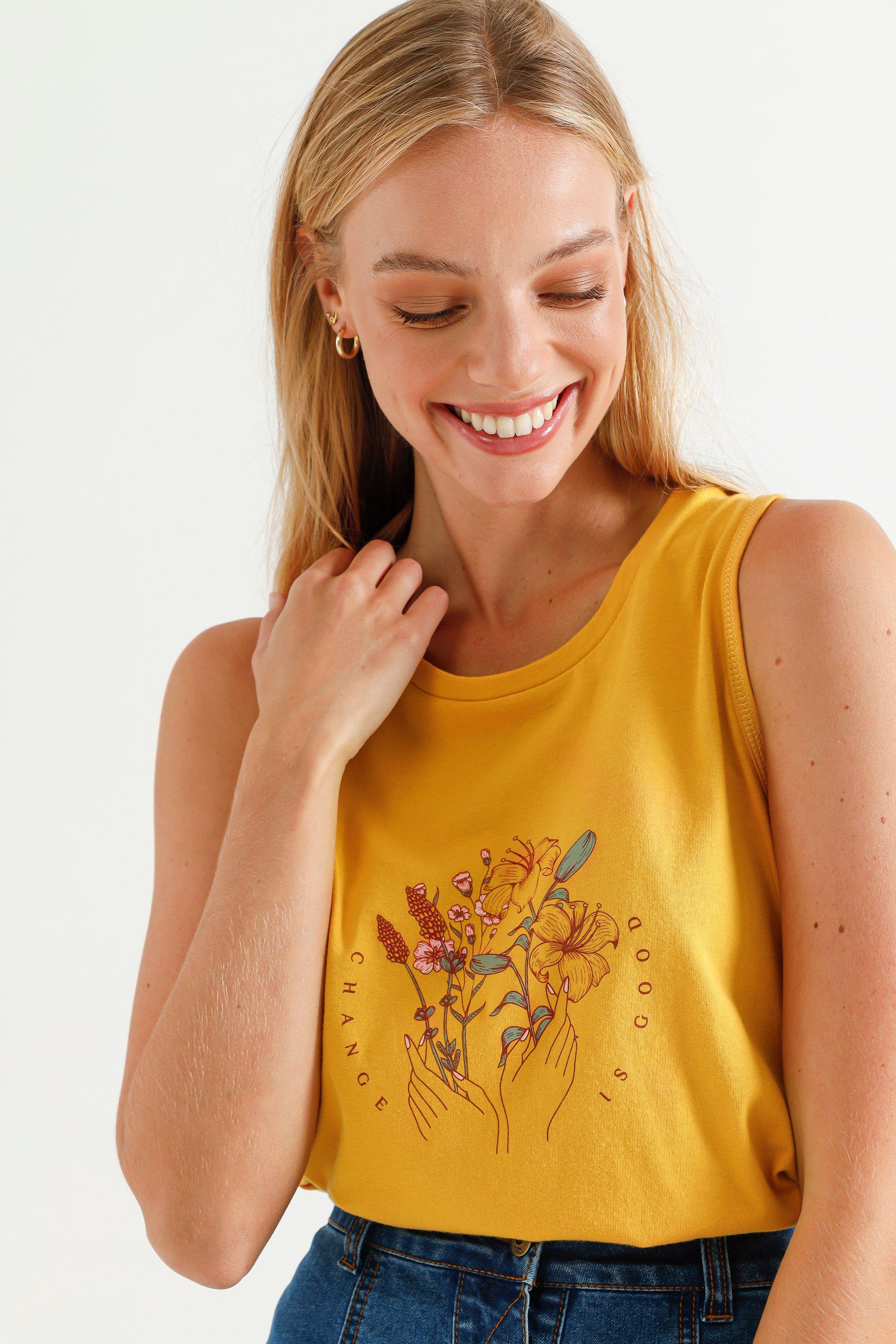 Screen Print Muscle Tank