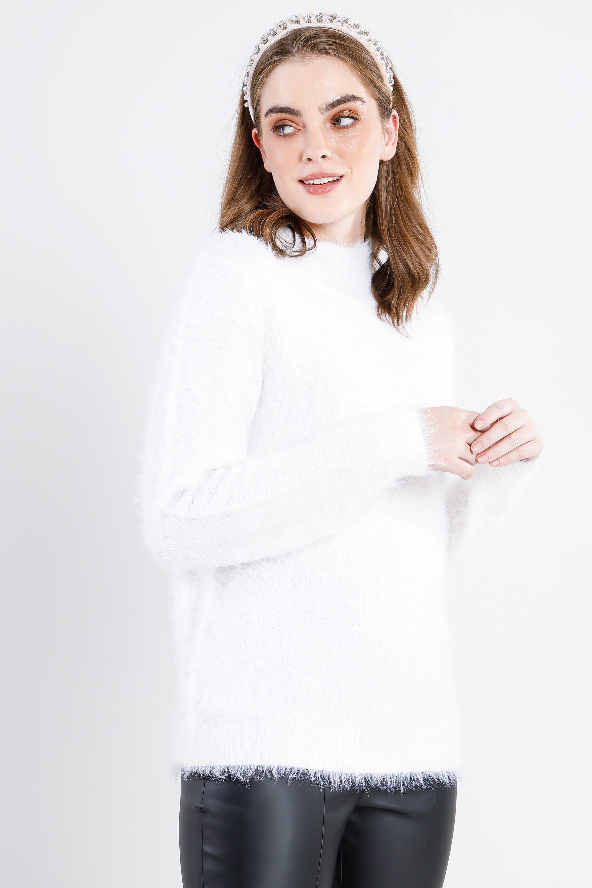 Fluffy Knit Pullover