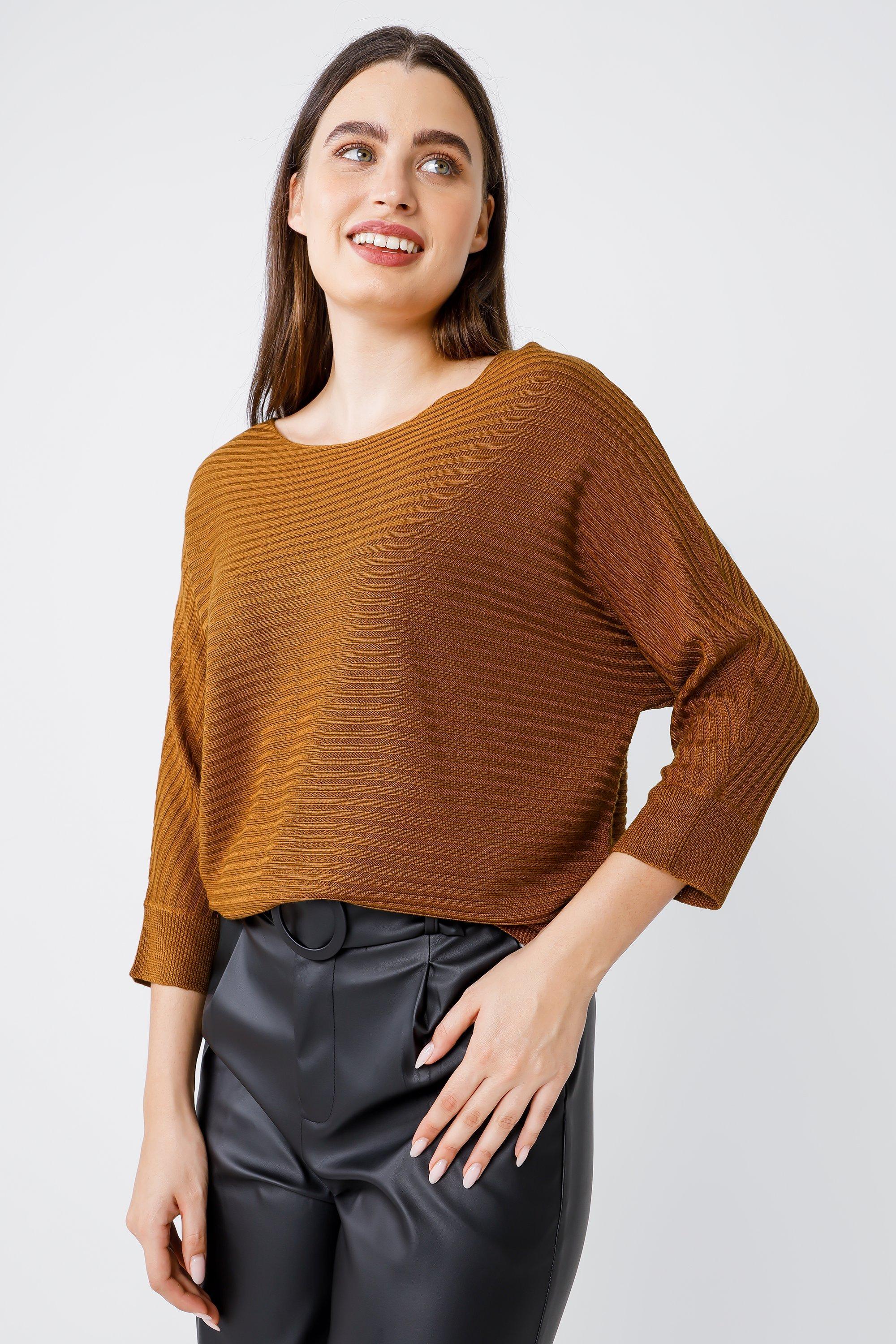 Batwing Knit Pullover