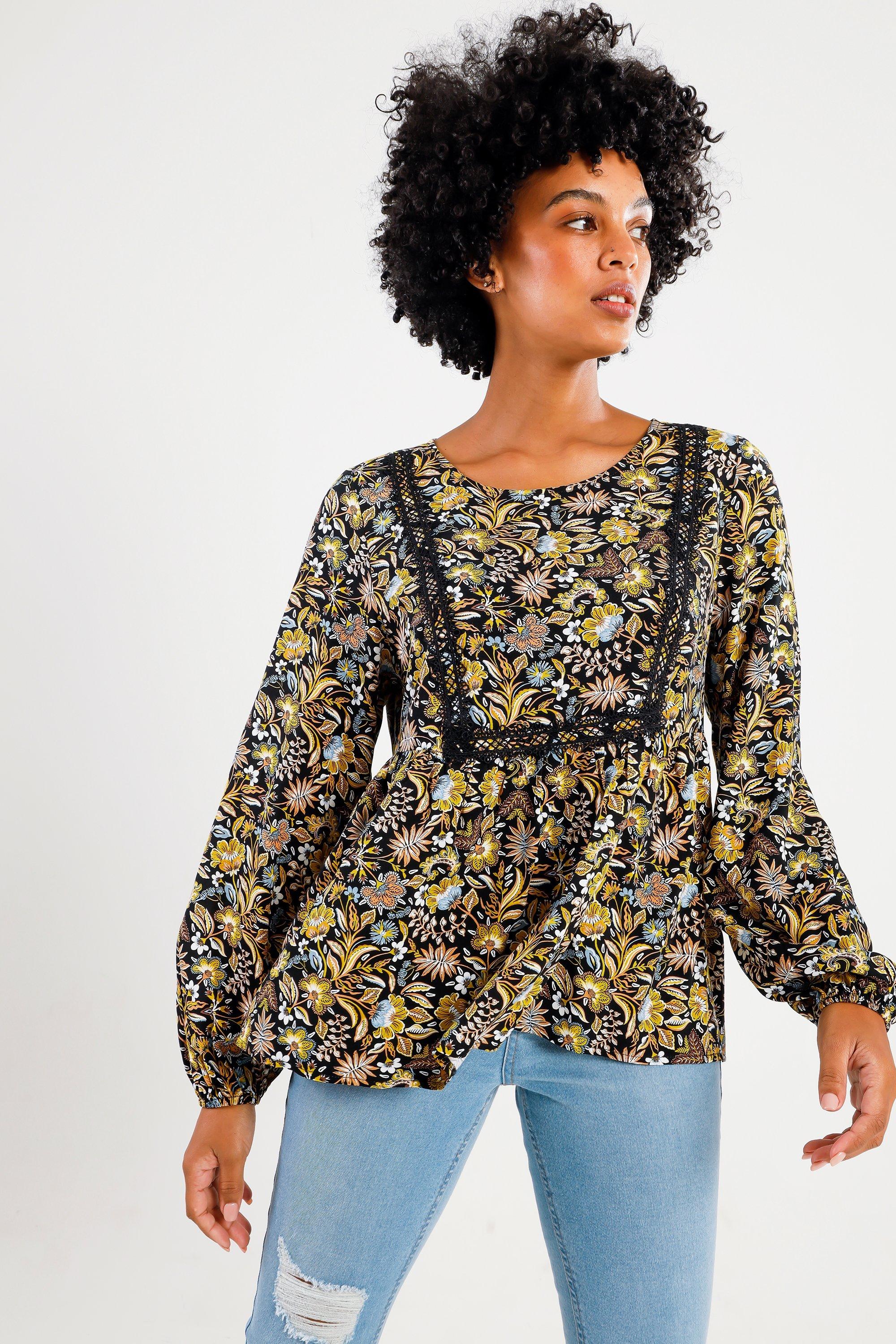Floral Pattern Blouse