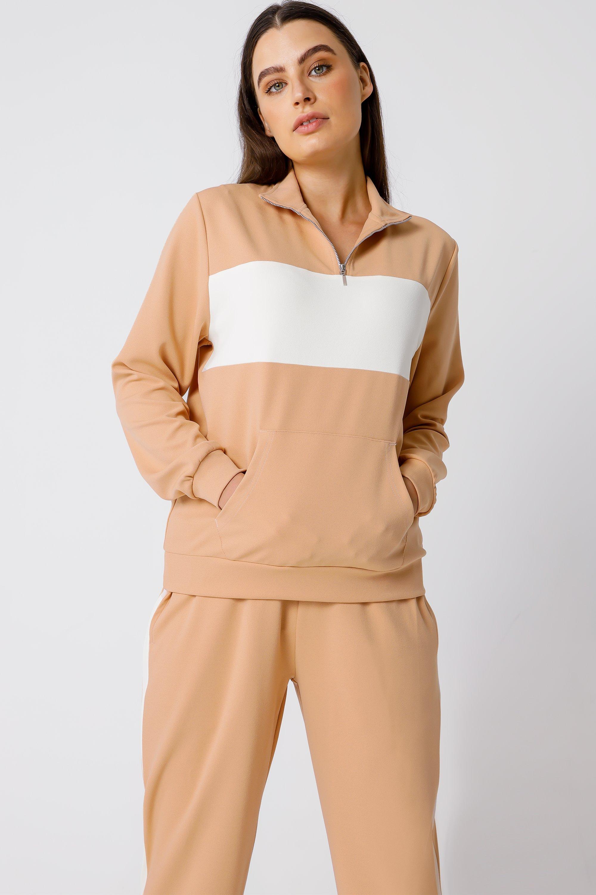 Colour Block Active Top