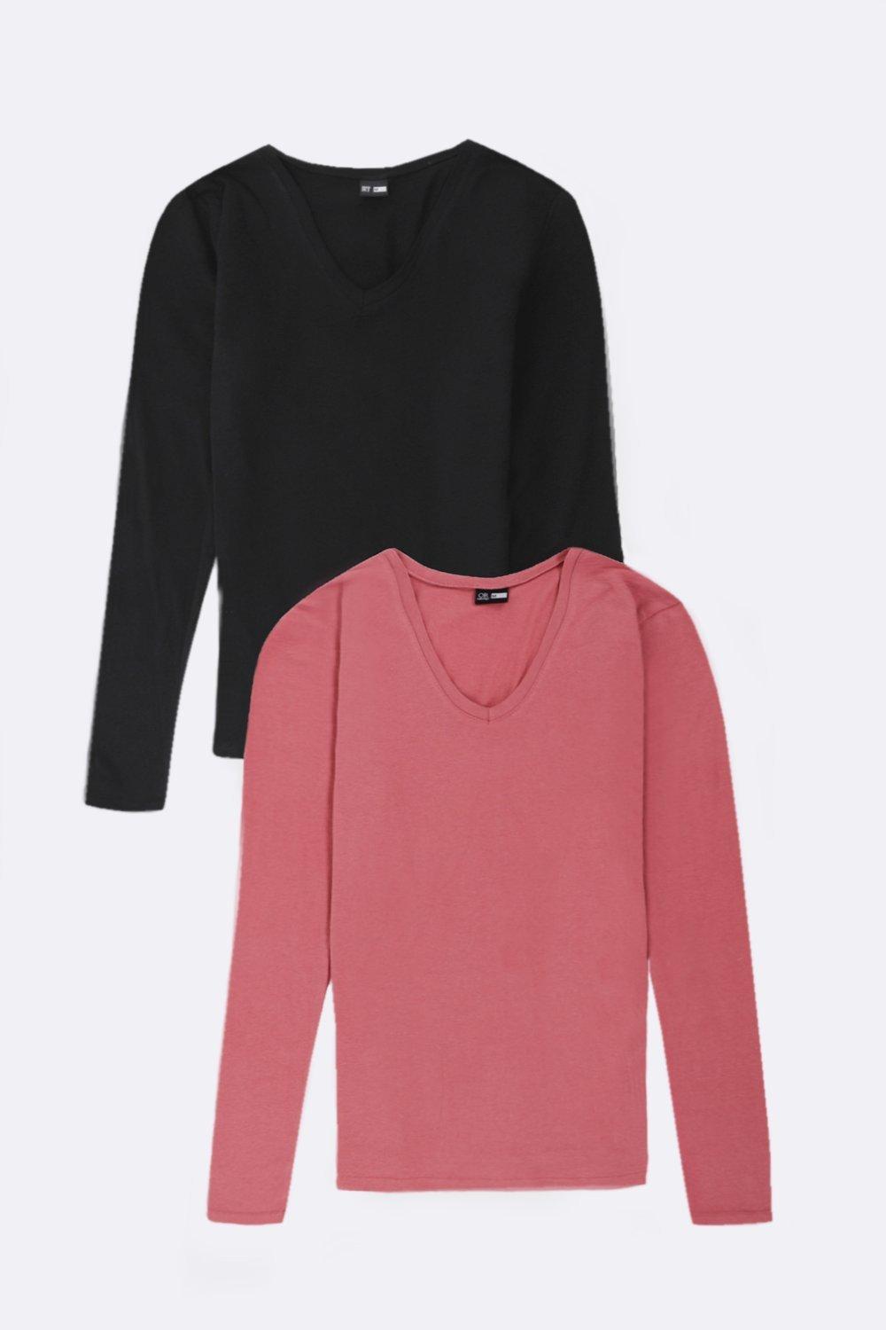 2 PACK LONG SLEEVE TOPS