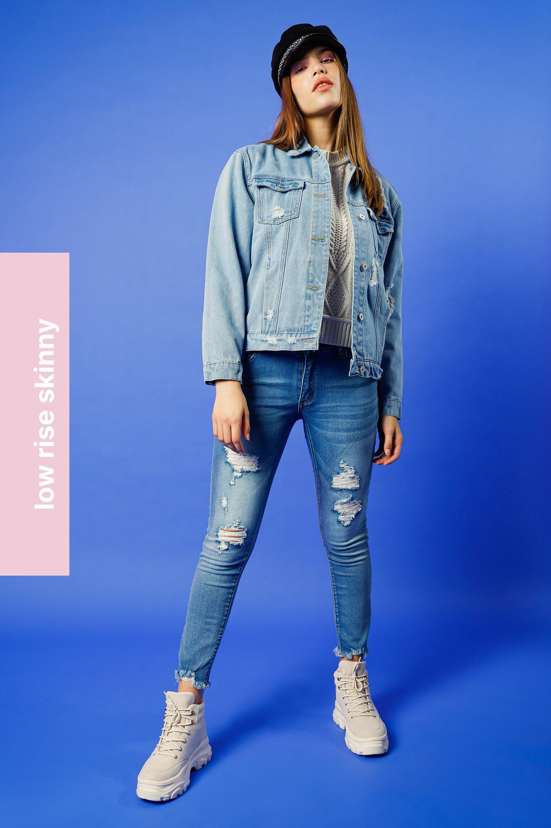 Abraised Skinny Jeans