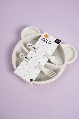 Mrp Baby Plate + Cutlery Set