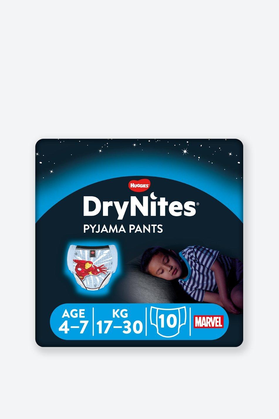 Drynites Boys Pyjama Pants 4-7 Years 10 Pack