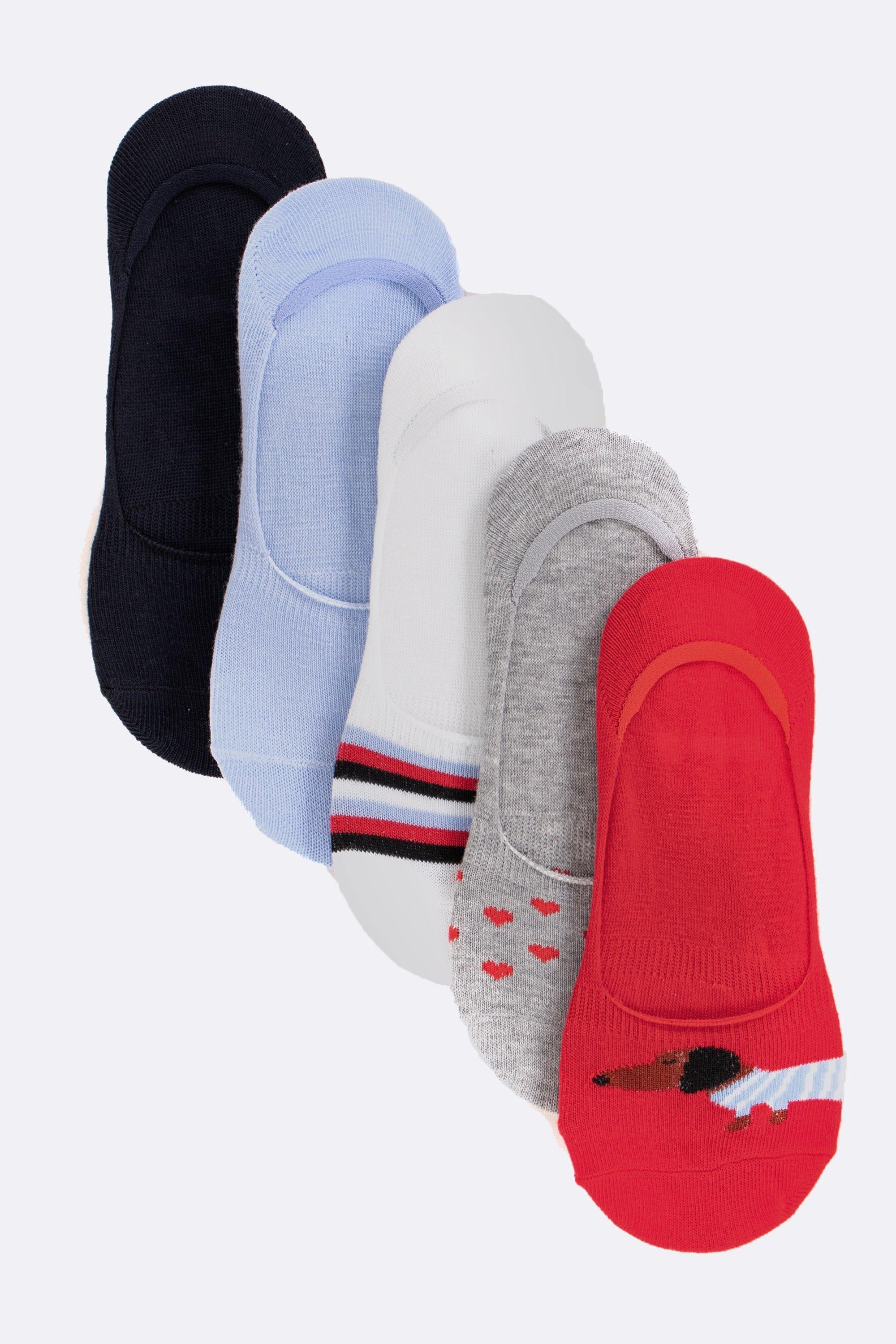 5 Pack Hidden Socks
