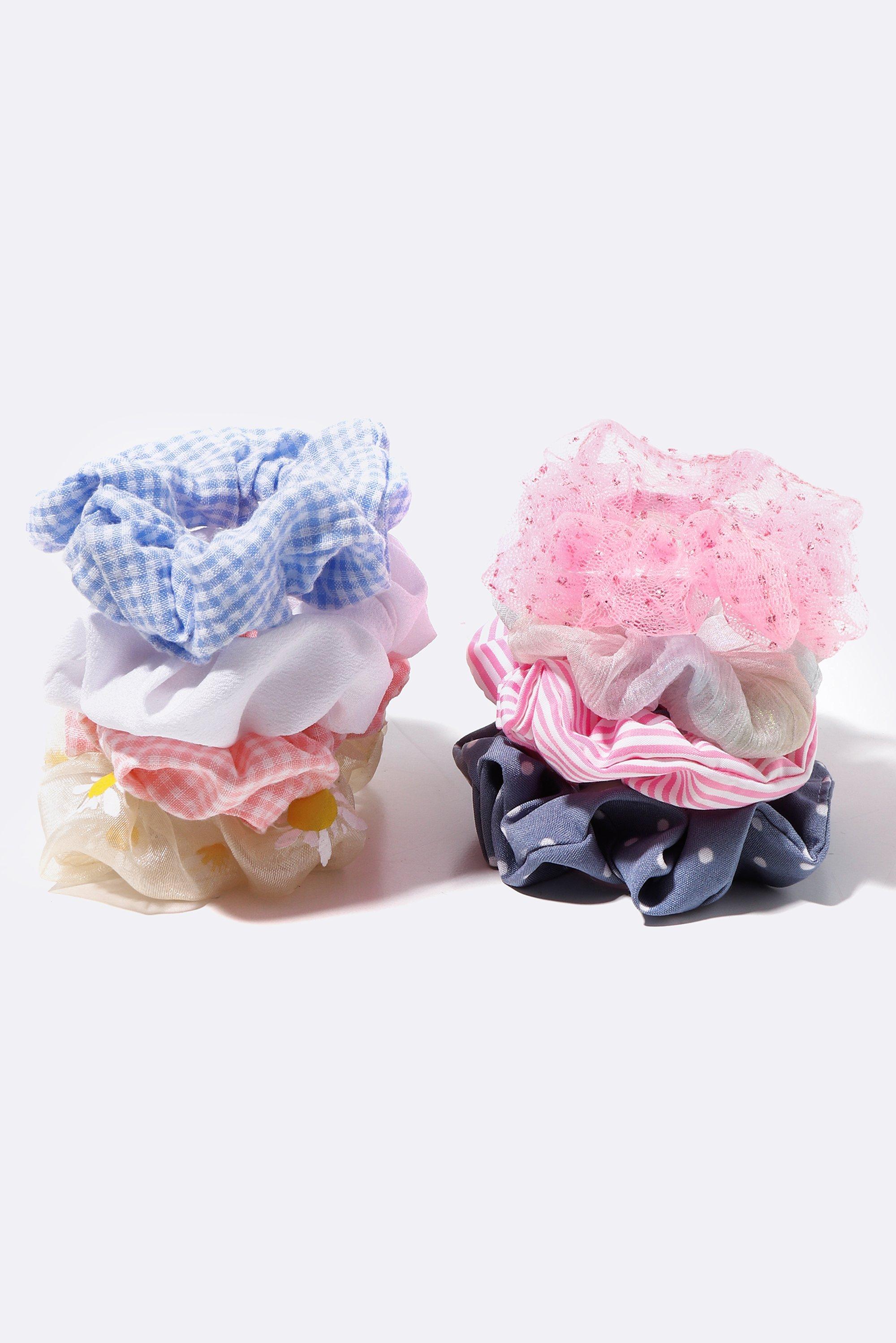 8 Pack Scrunchie Set