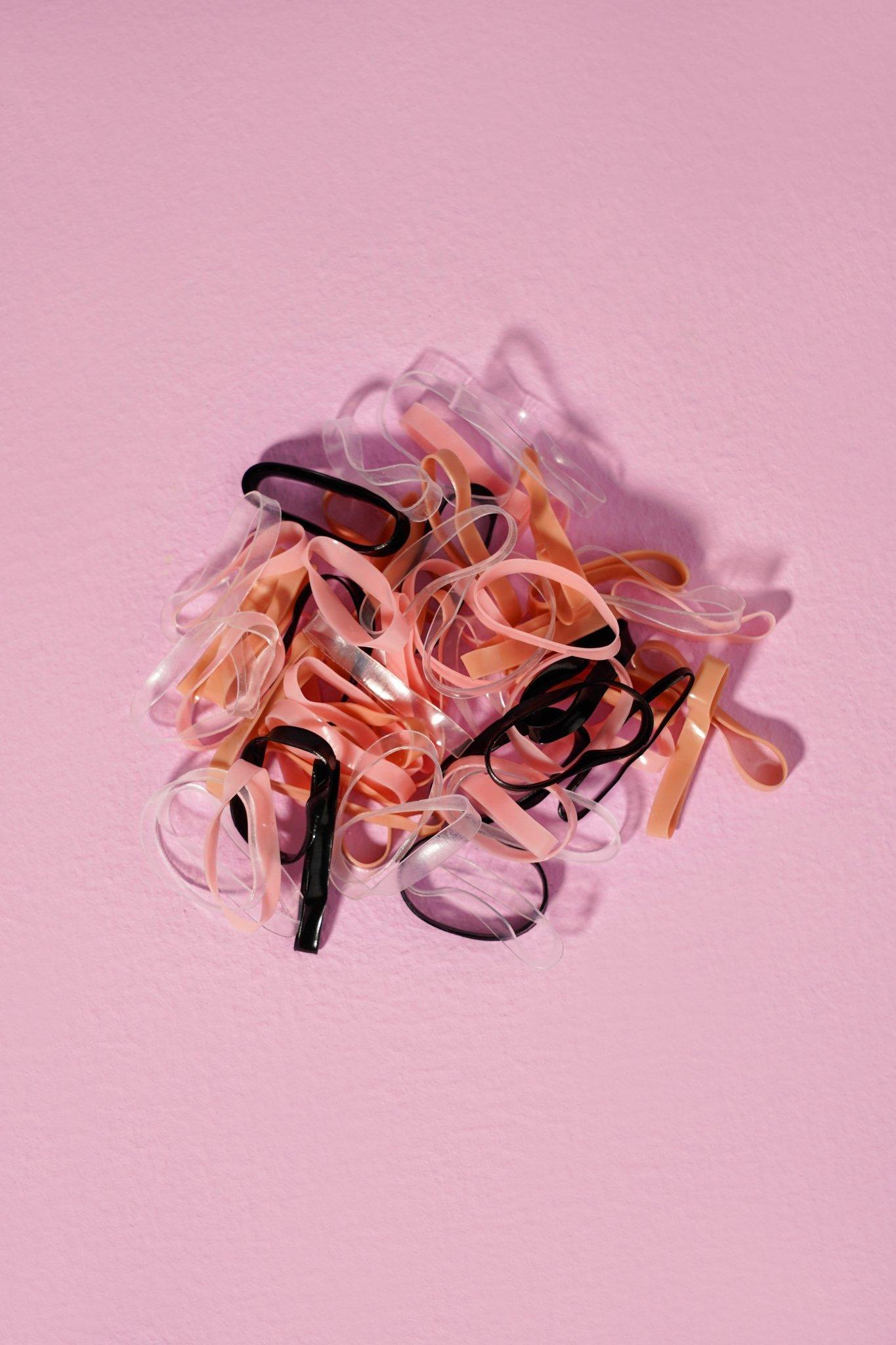 100 Pack Mini Elastics