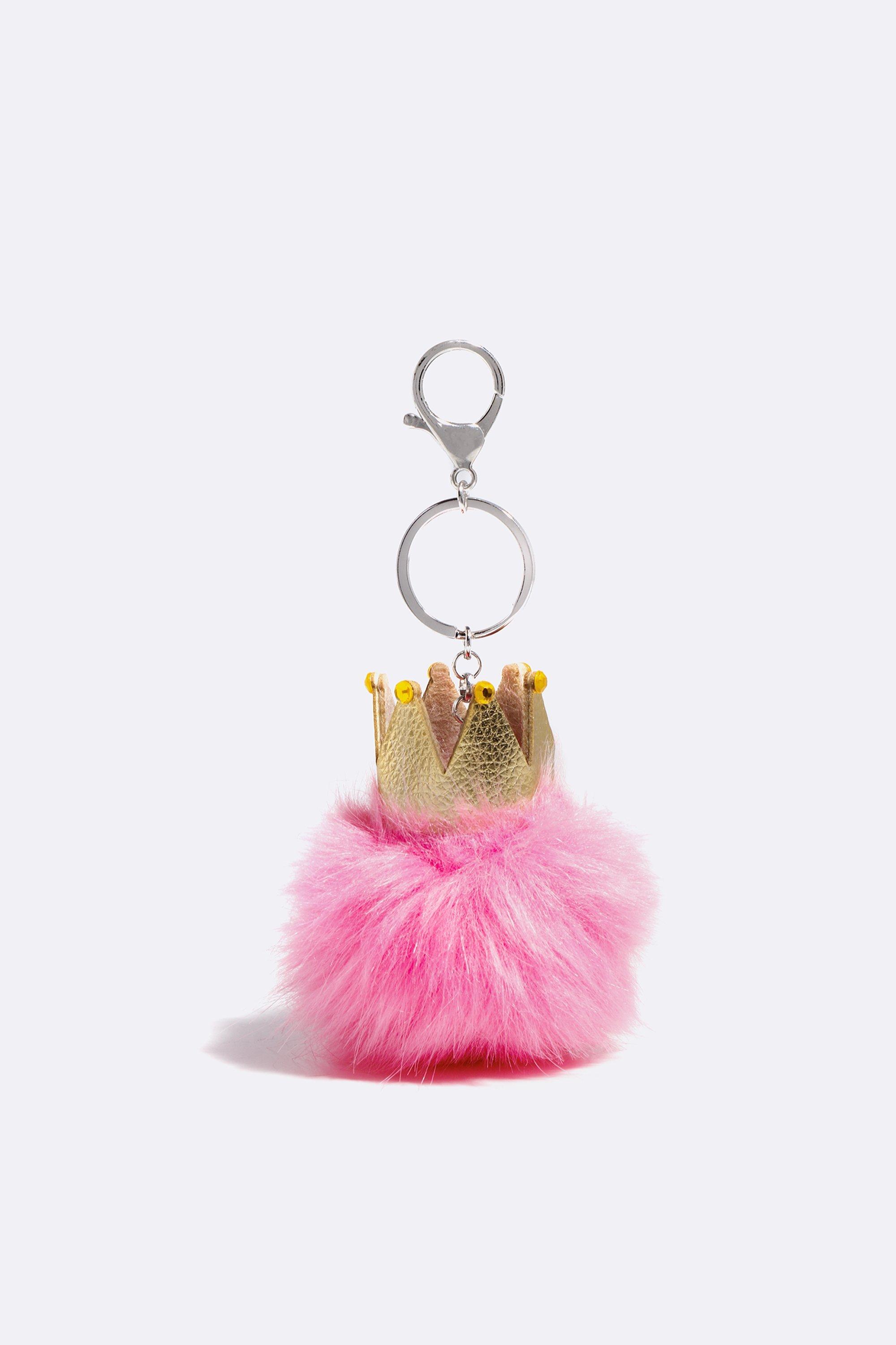 Fluffball Crown Keyring