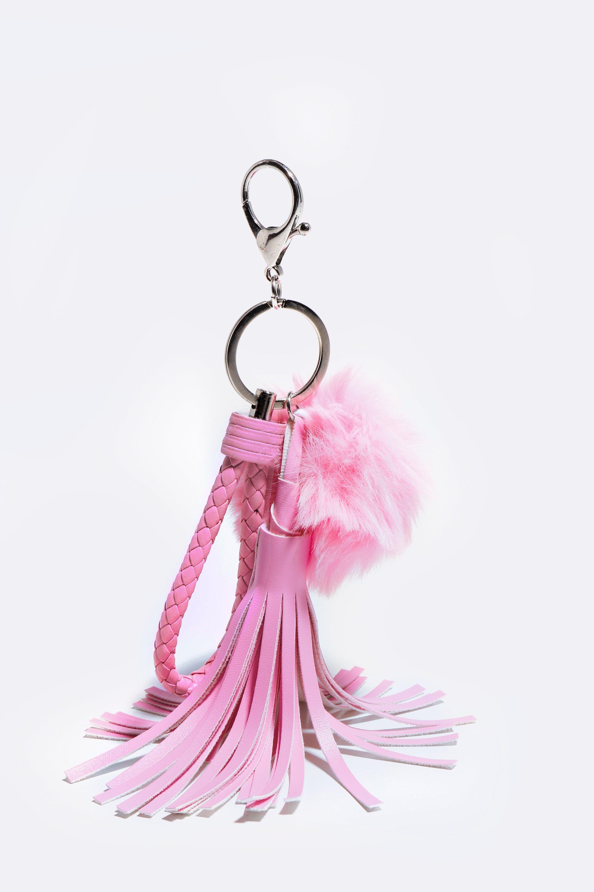 Fluffball Keyring With Tassle