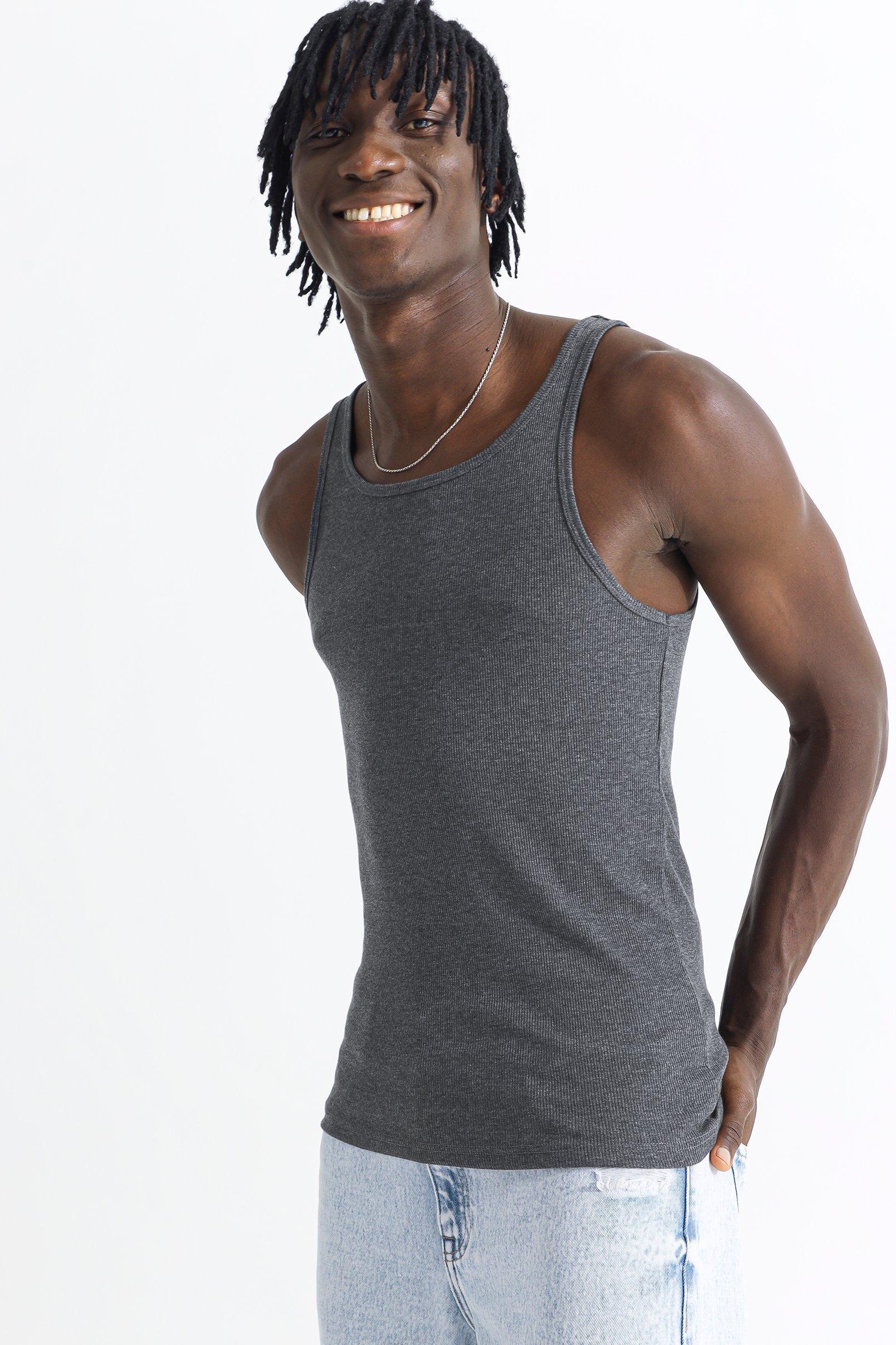 Slim Fit Rib Vest