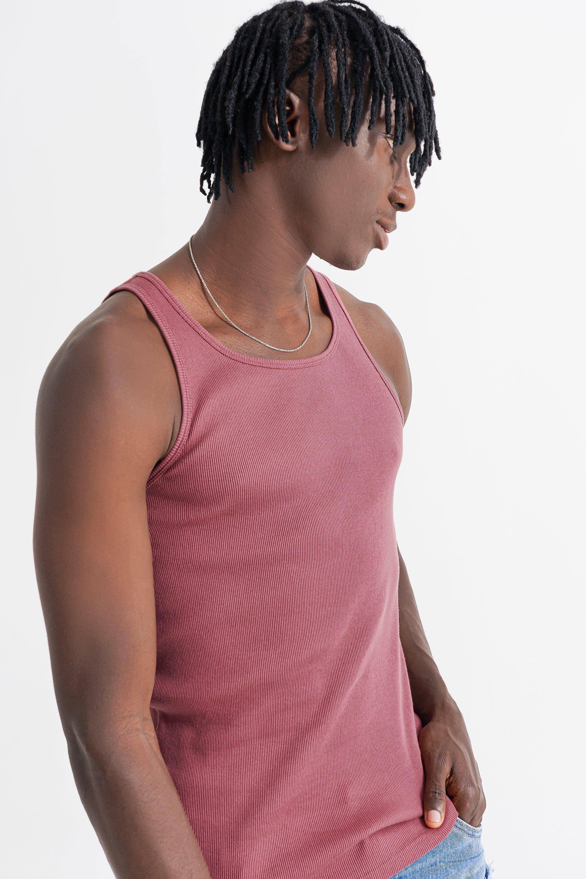 Slim Fit Rib Vest