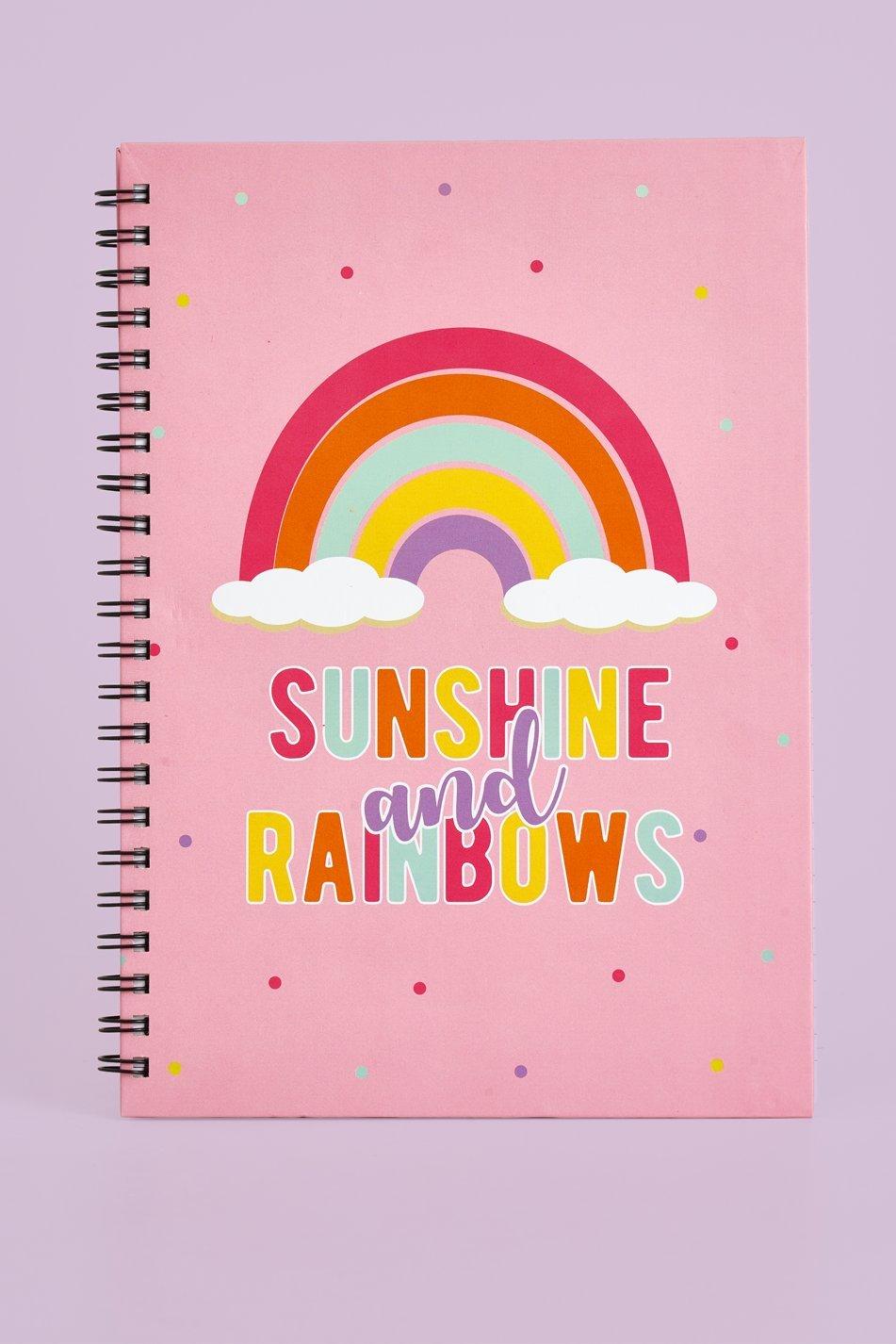 Rainbow Smile Notebook A4