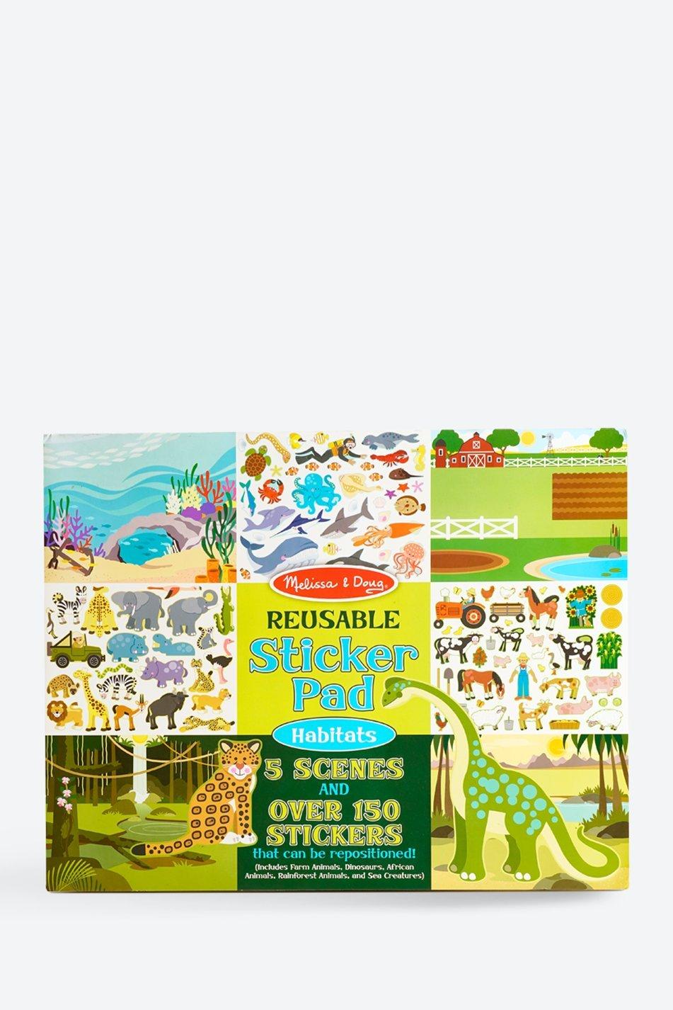 Melissa & Doug Reusable Sticker Pad Animals