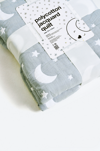 MRP Baby Jacquard Quilt Star