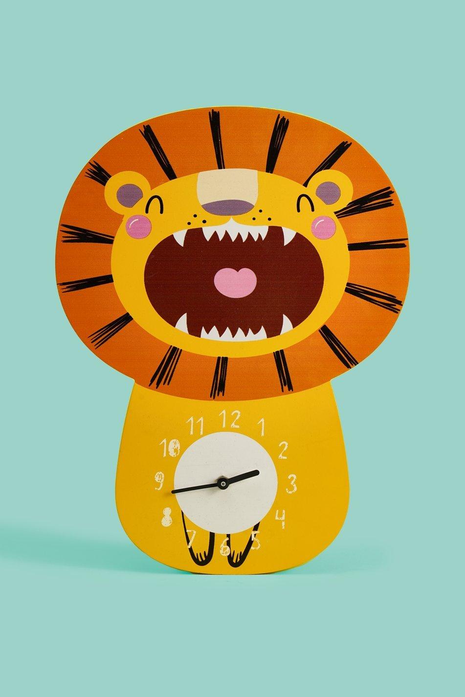 Kids Lion Clock