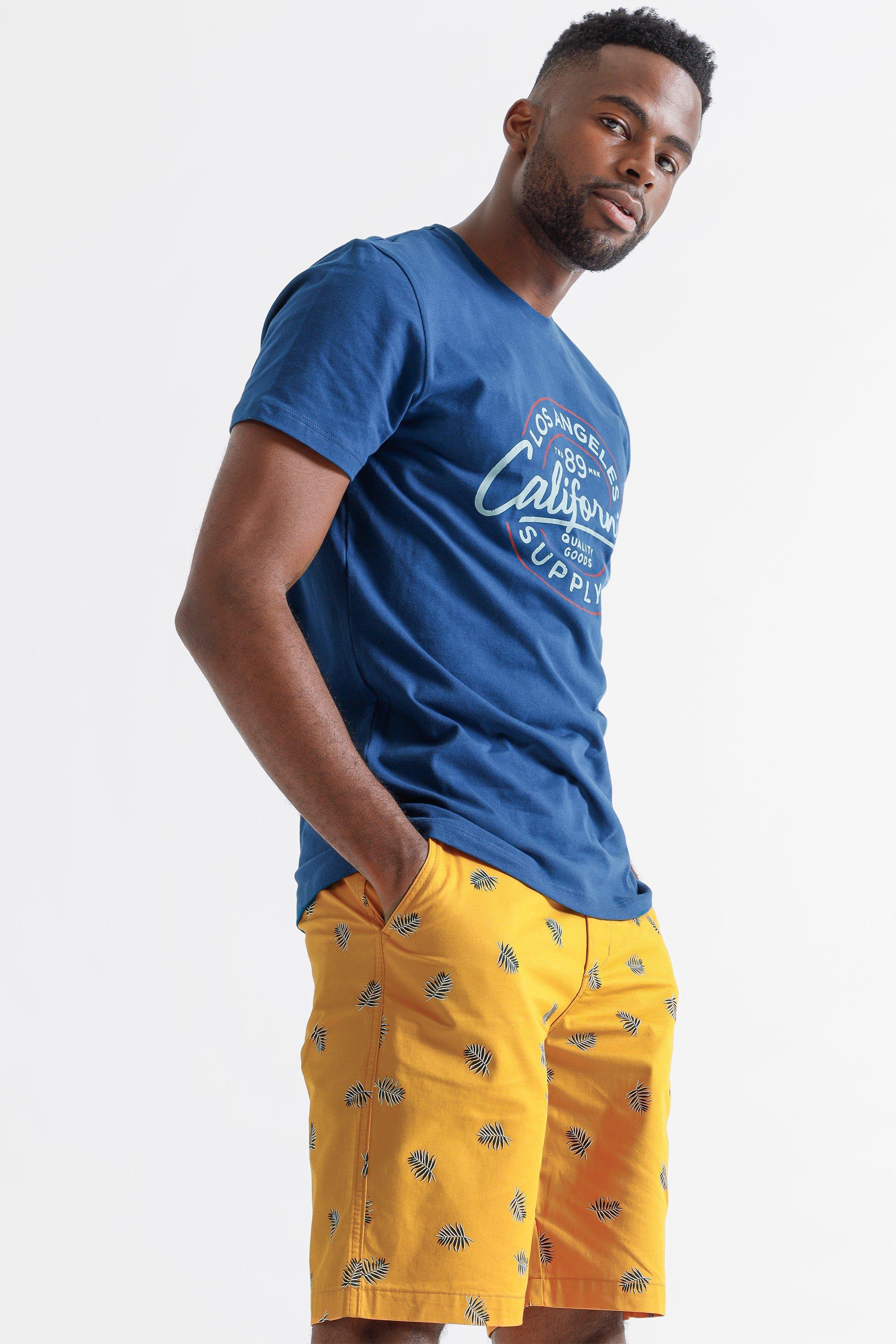Printed Chino Shorts