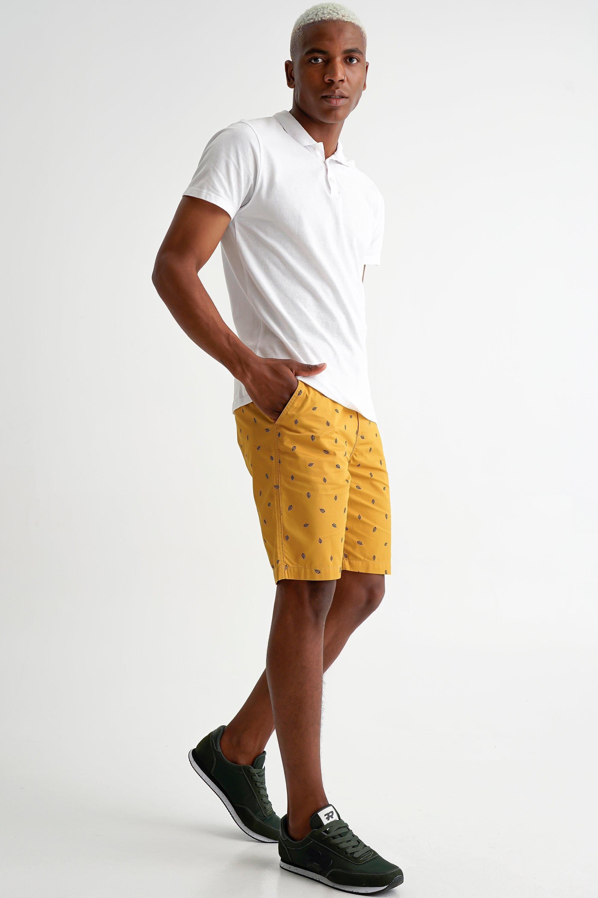 Printed Chino Shorts