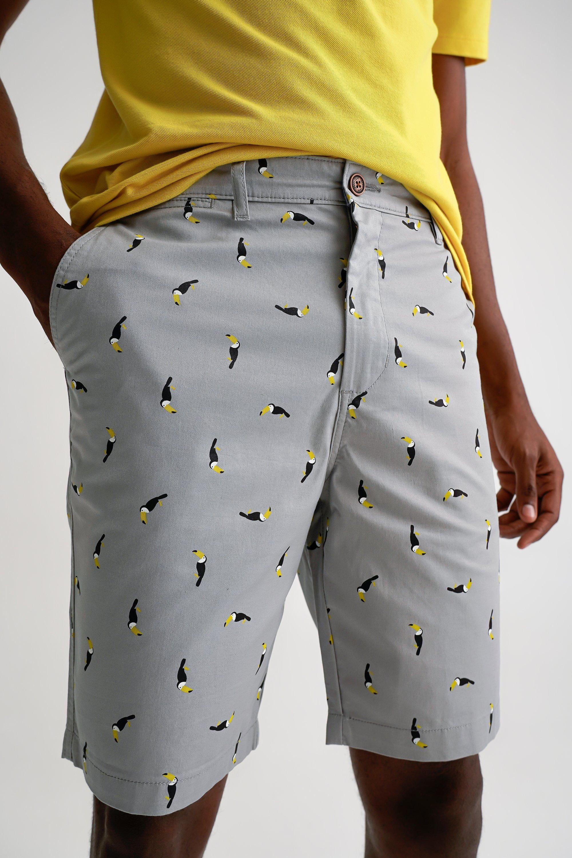 Printed Chino Shorts