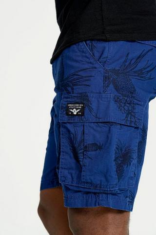 Printed Cargo Shorts