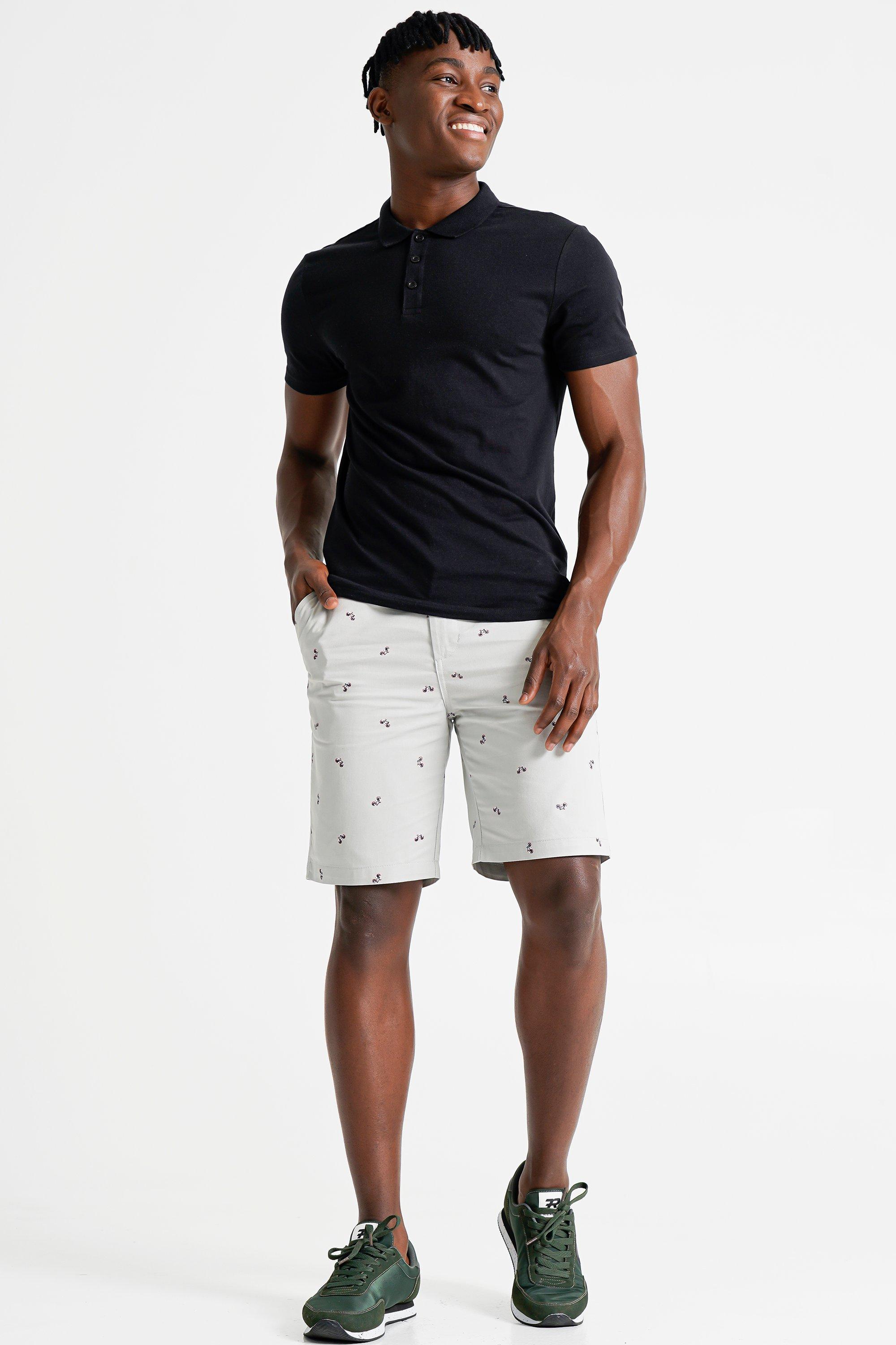 Printed Chino Shorts