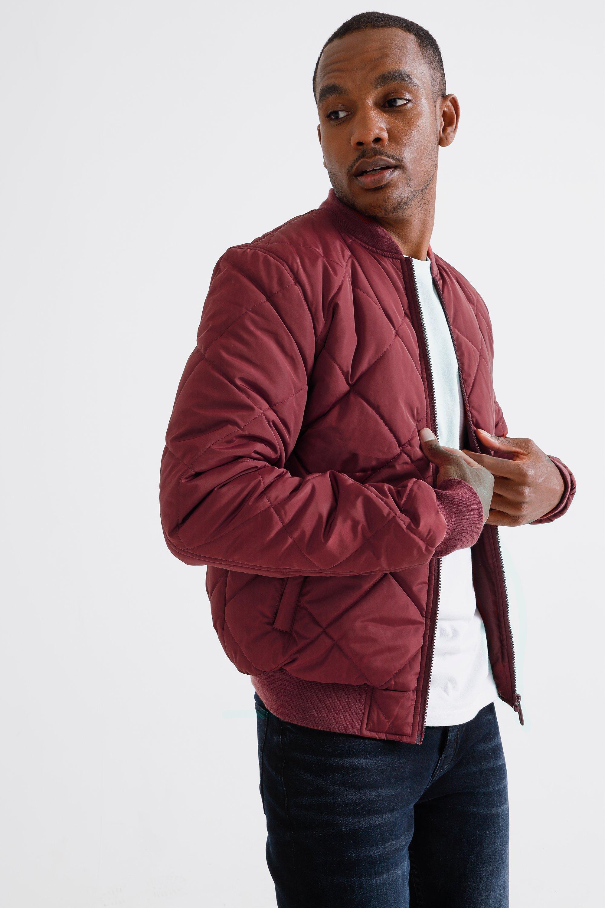 Quilted Bomber Jacket