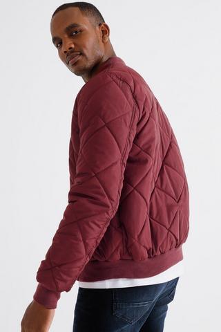 Quilted Bomber Jacket