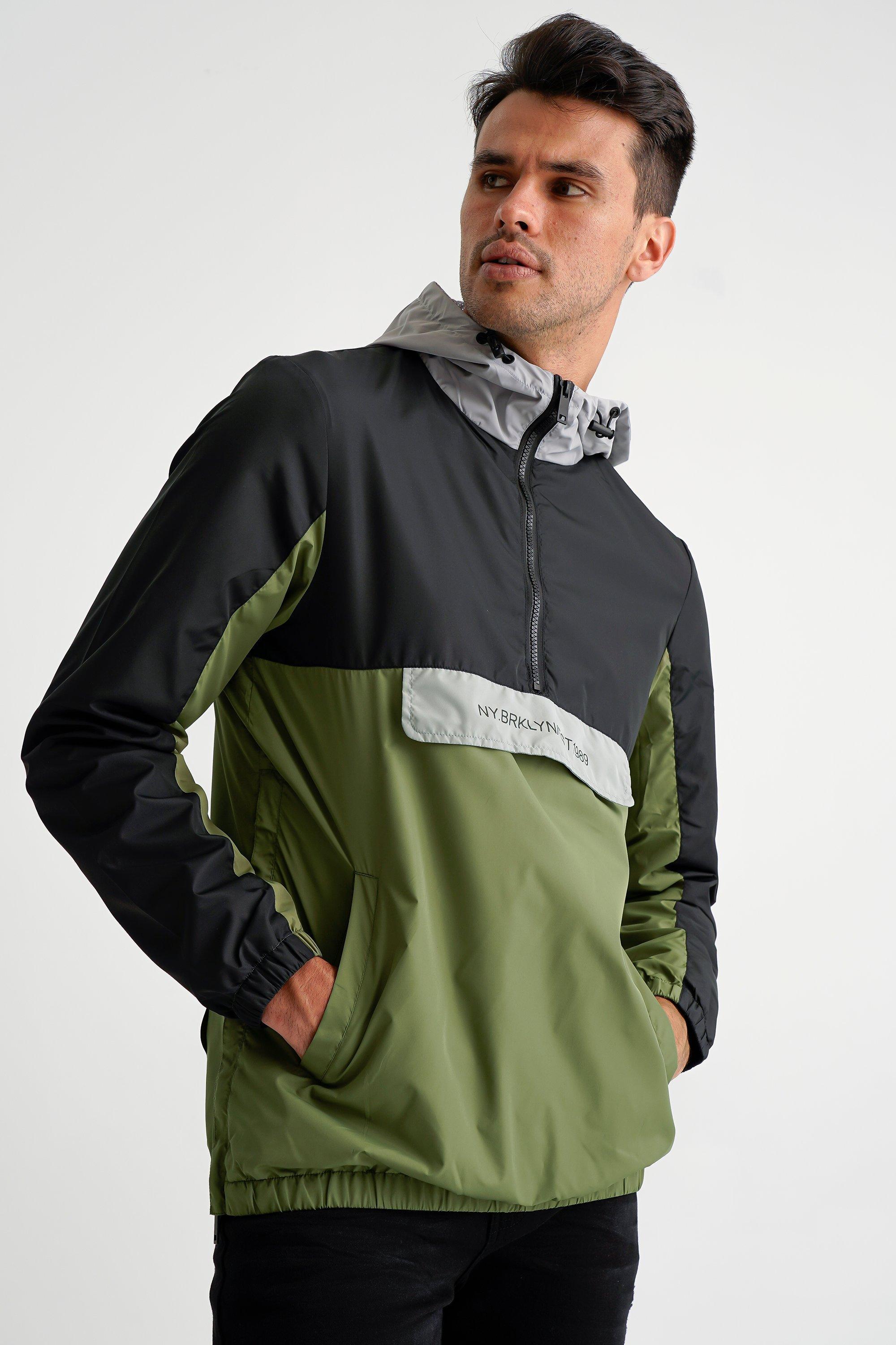 Colour Block Windbreaker