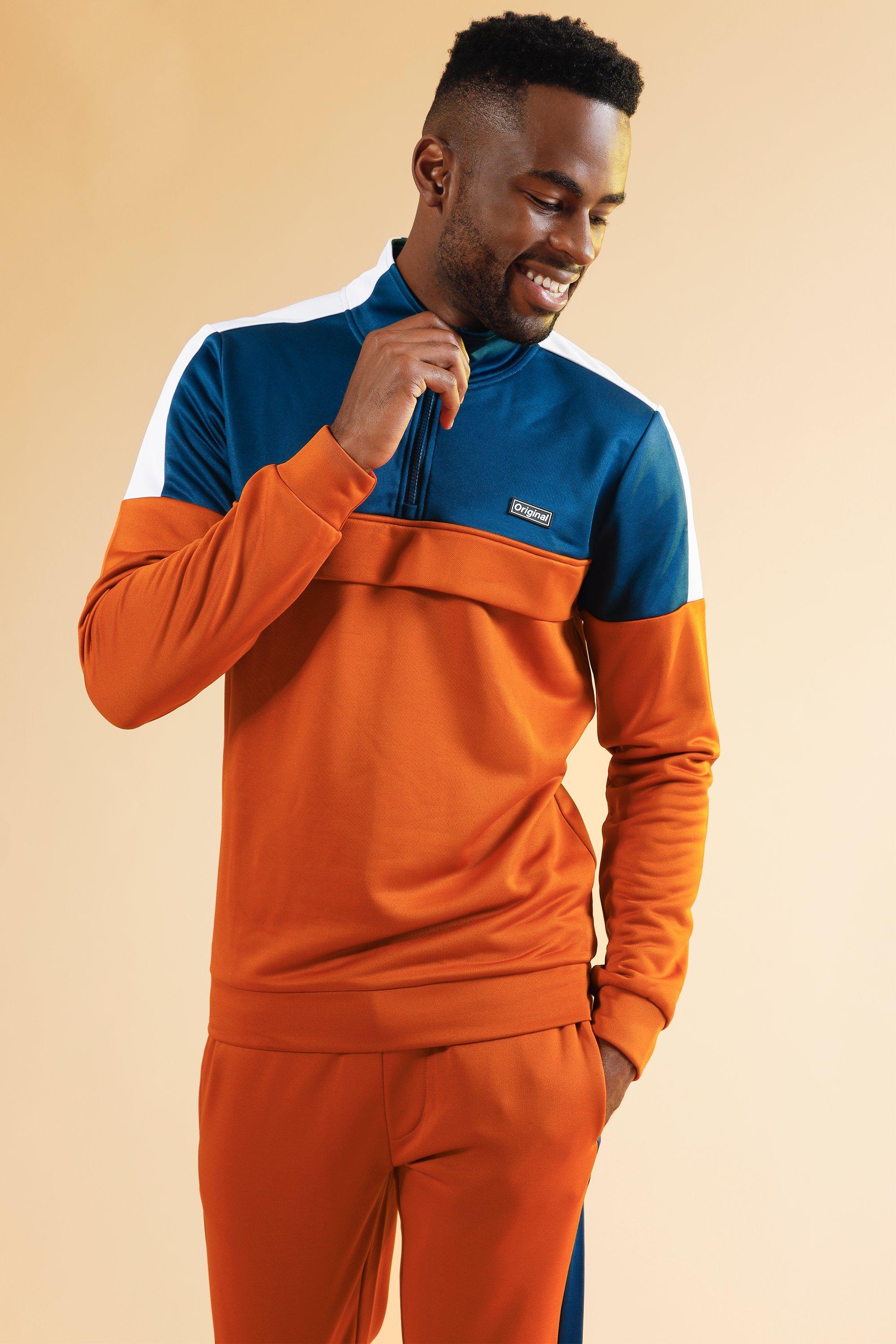 Colour Block Tricot Jacket