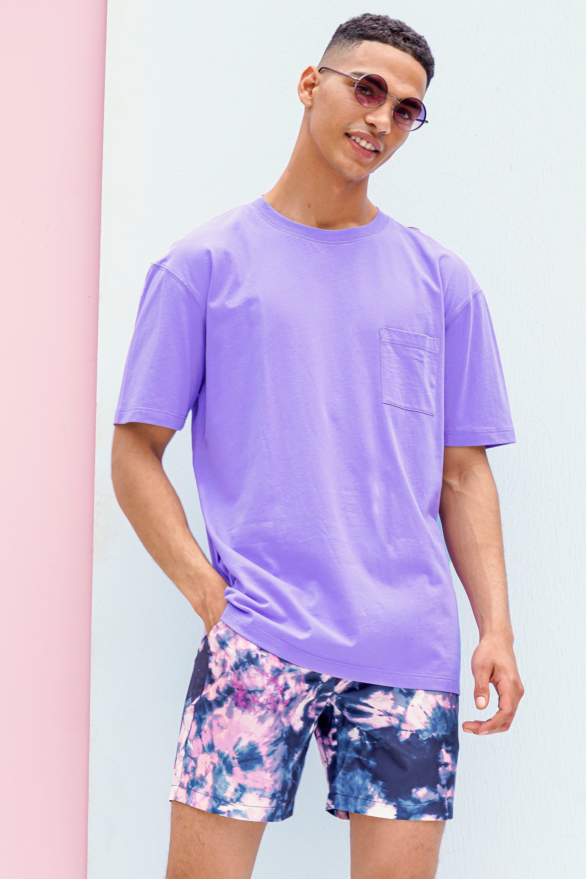 Loose Fit Raw Neck T-shirt