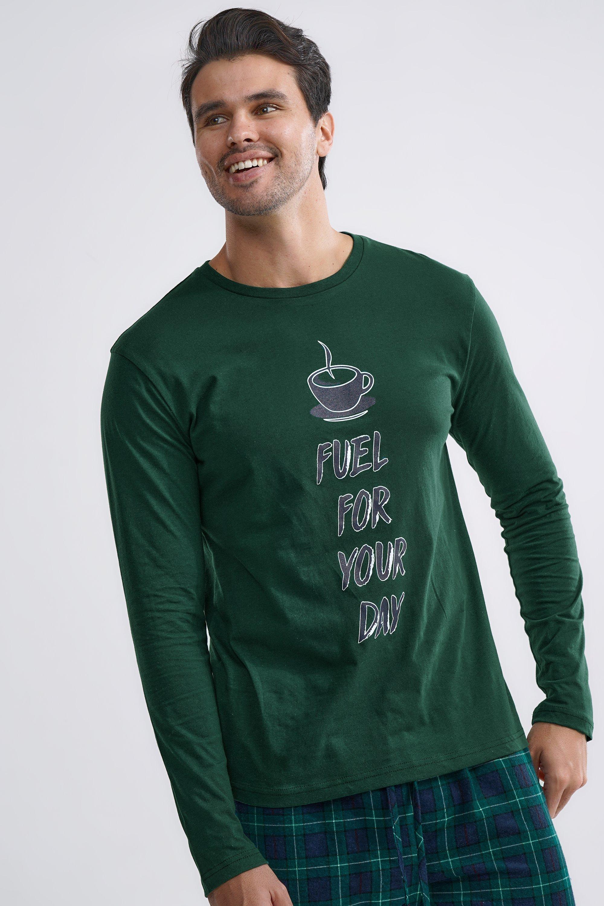 Long Sleeve Statement Sleep Top