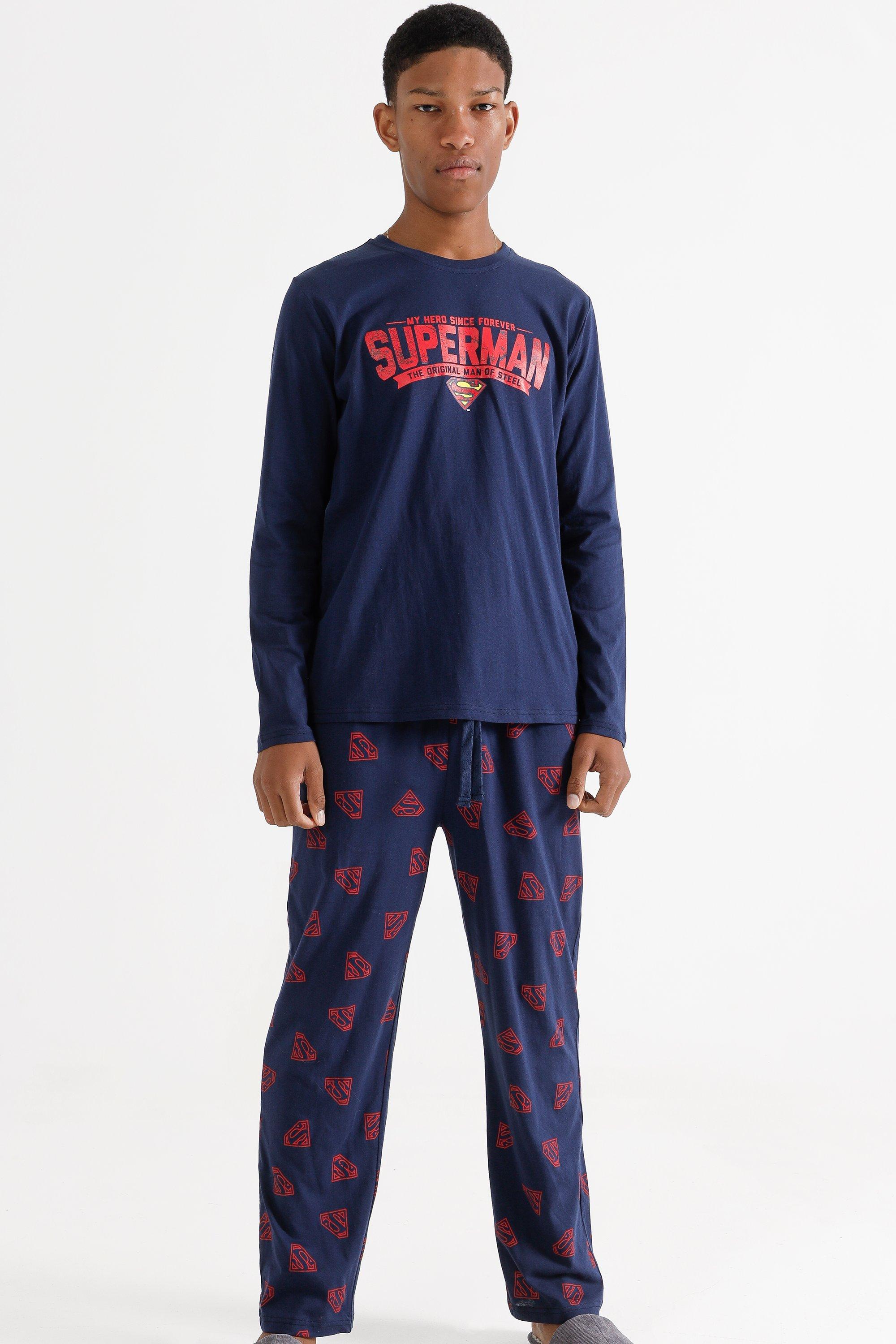 Superman Print Sleepwear Set