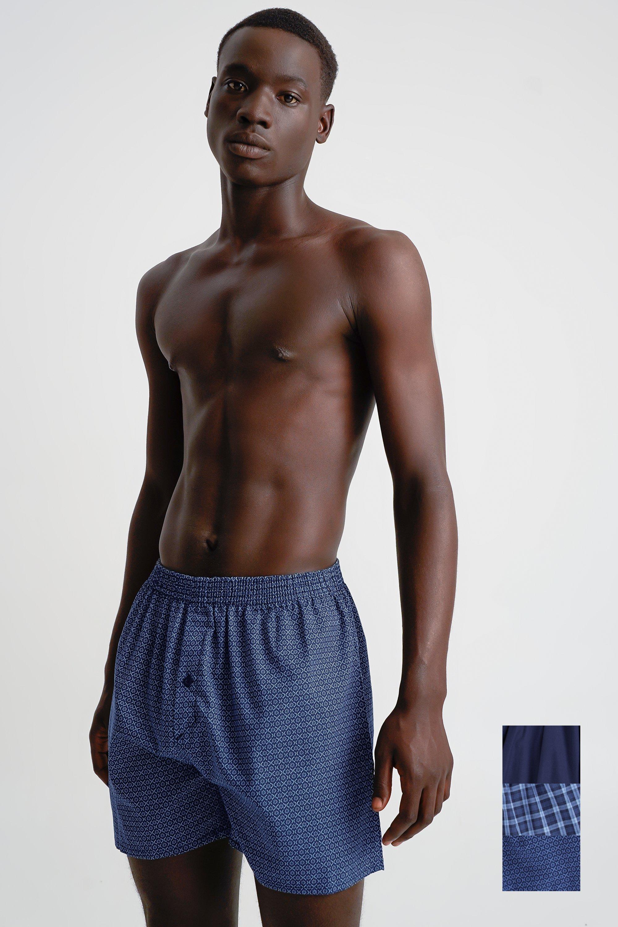 3 Pack Woven Boxers