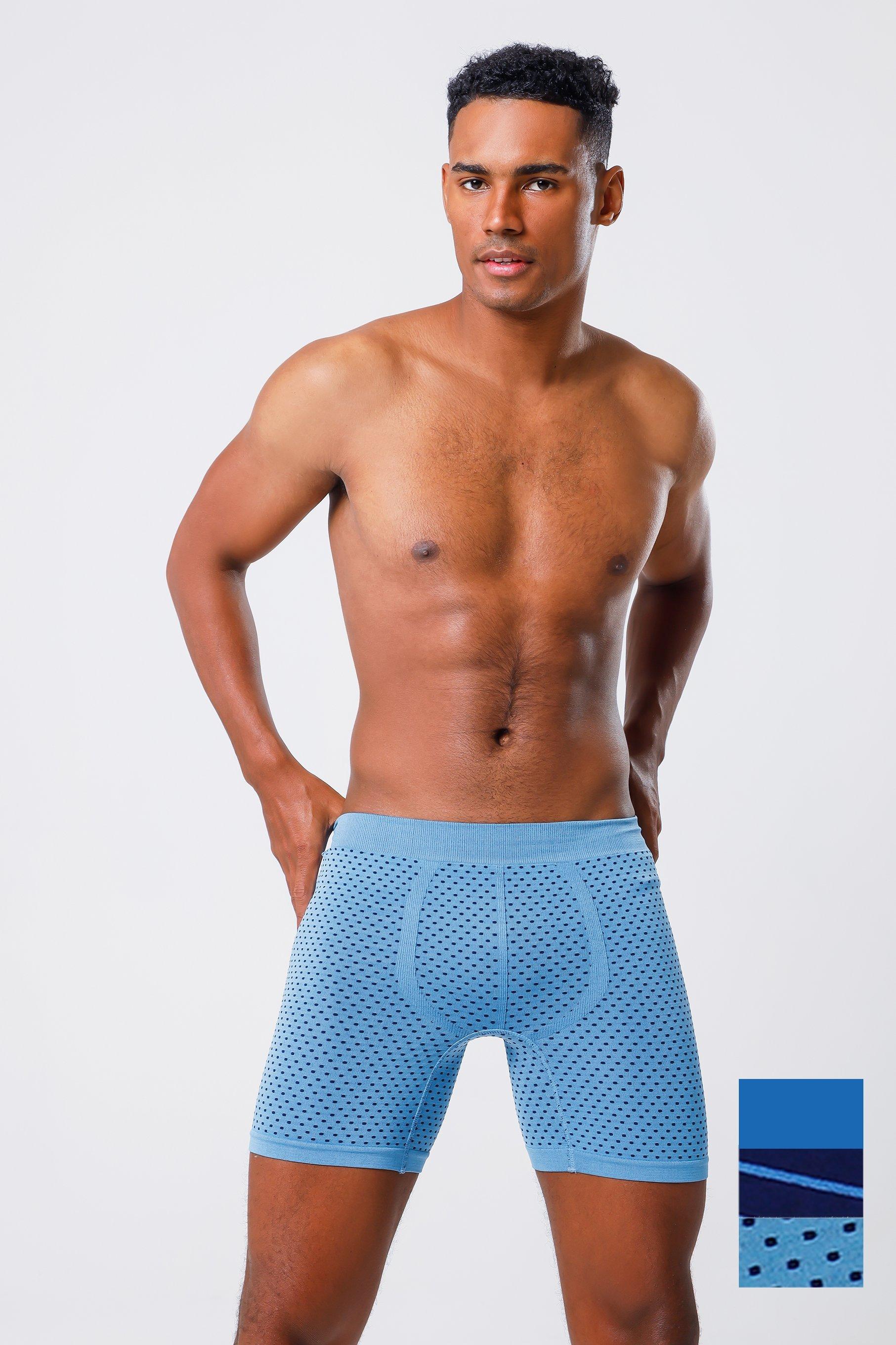 3 Pack Seamless Longer Leg Trunks