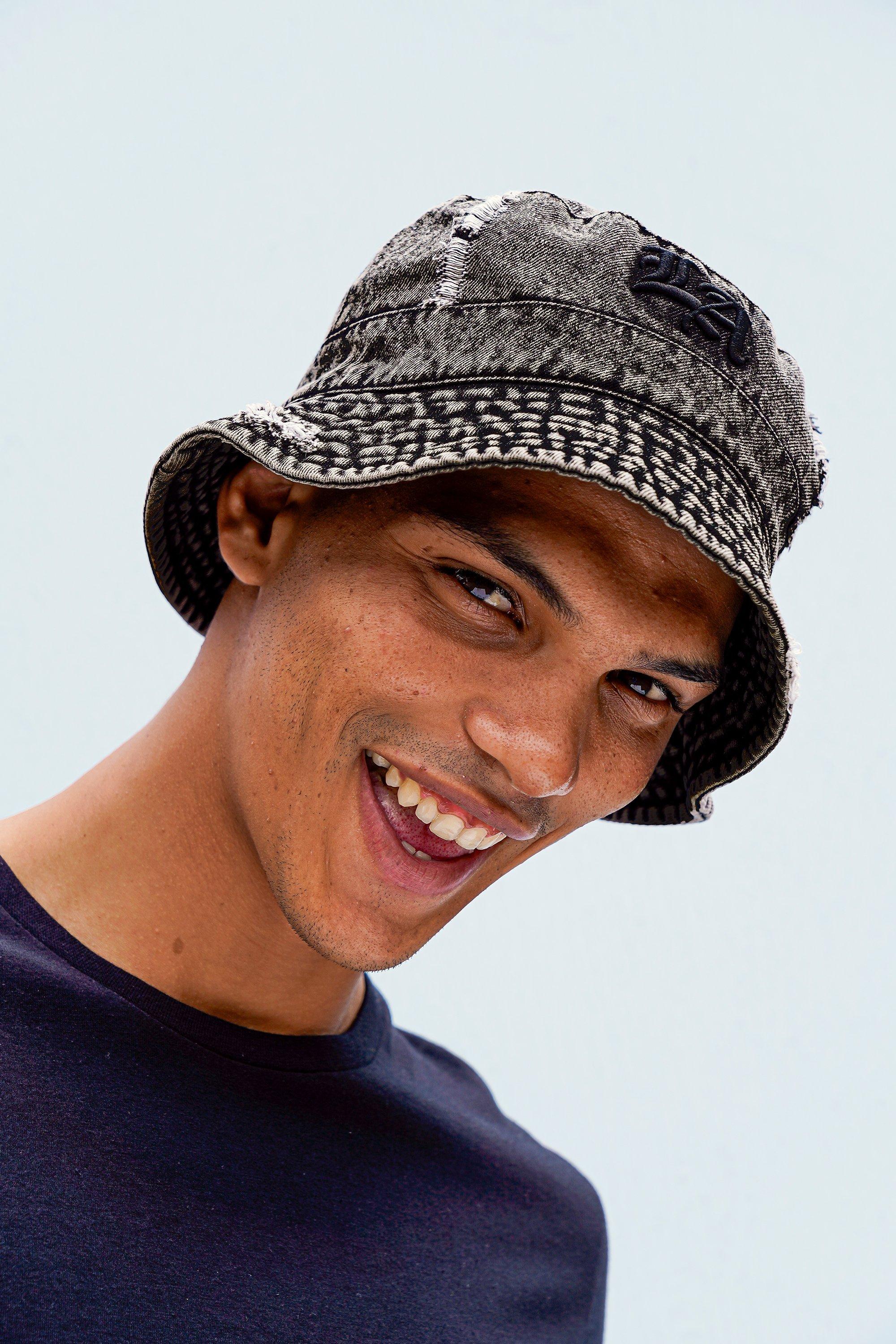 Statement Denim Bucket Hat