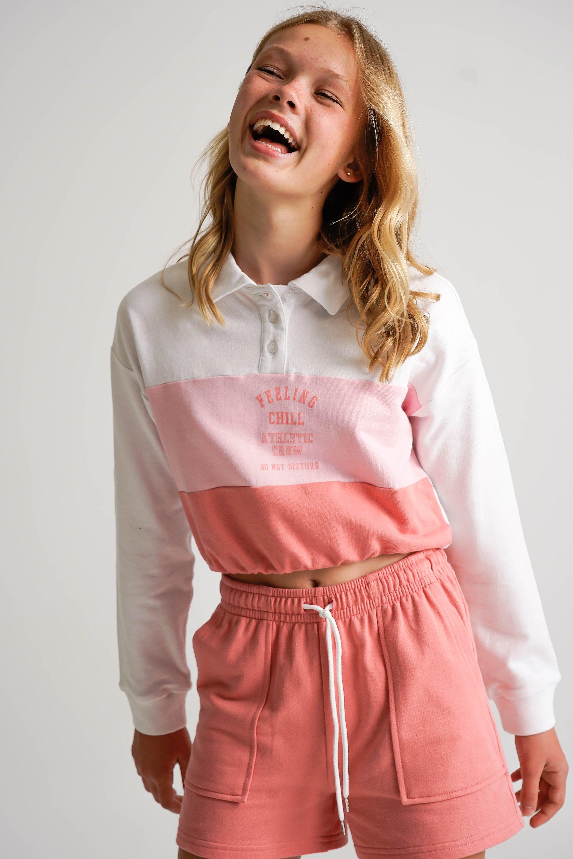 Colour Block Active Top