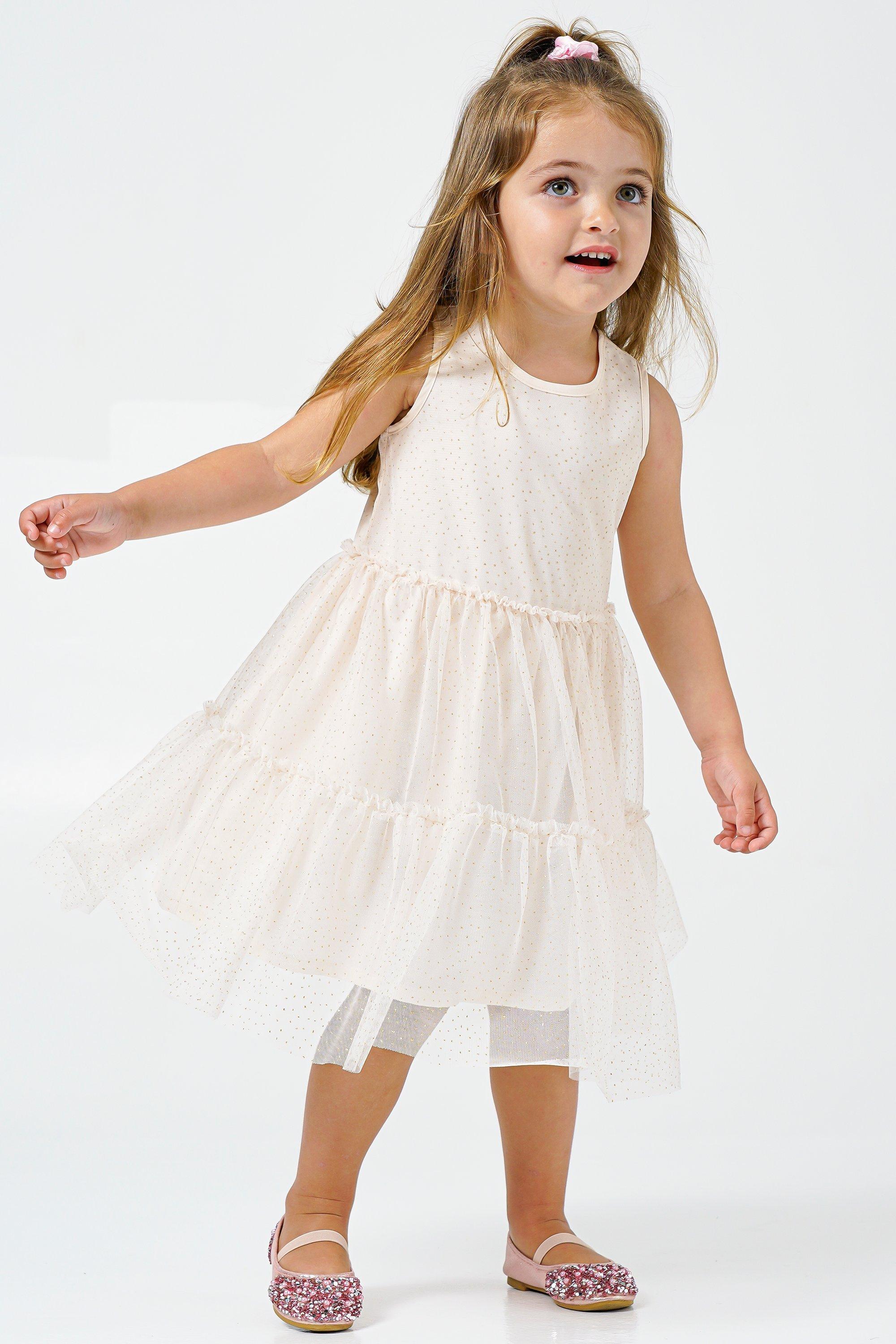 Trapeze Mesh Dress